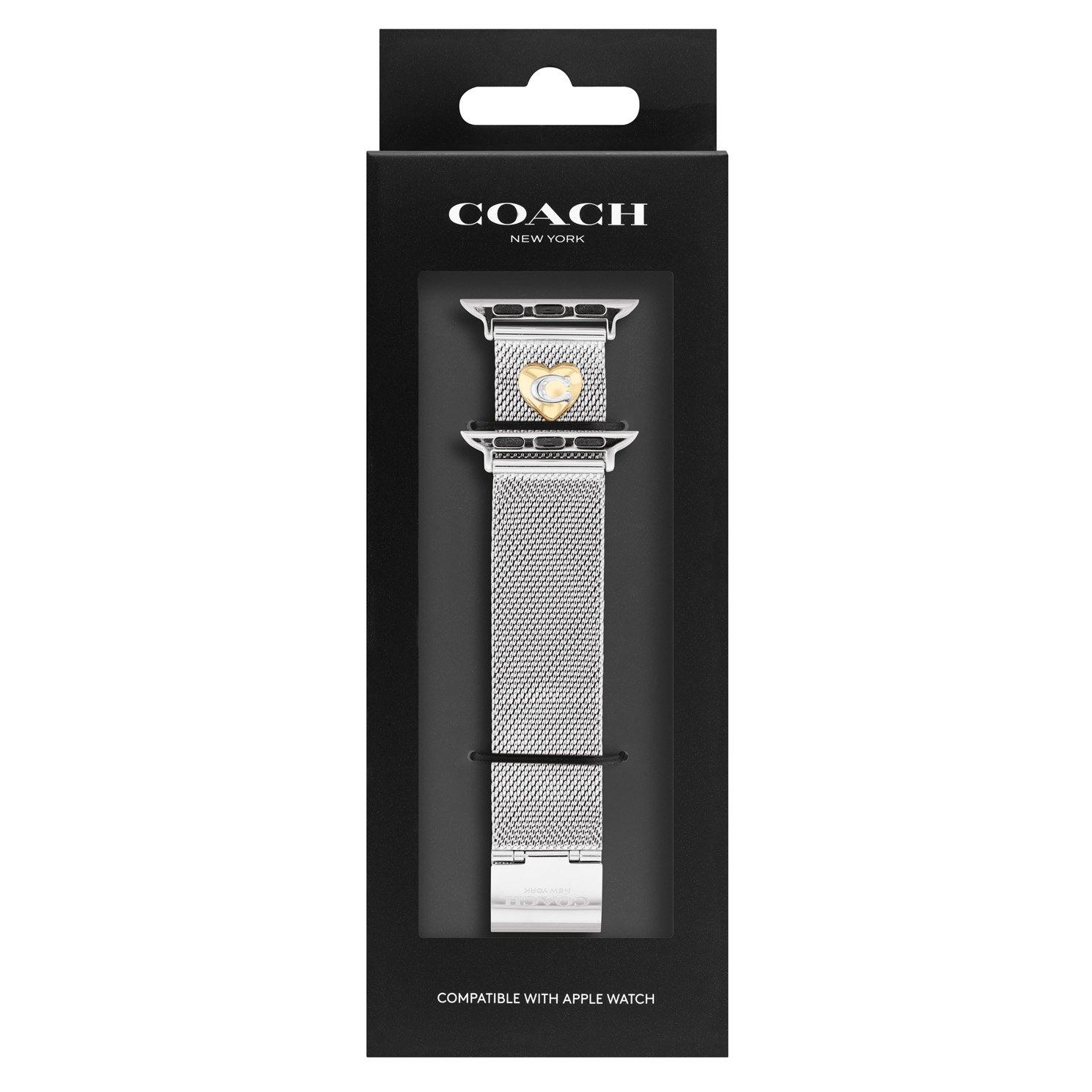Coach Stainless Steel Apple Watch Strap 14700239 | Beaverbrooks