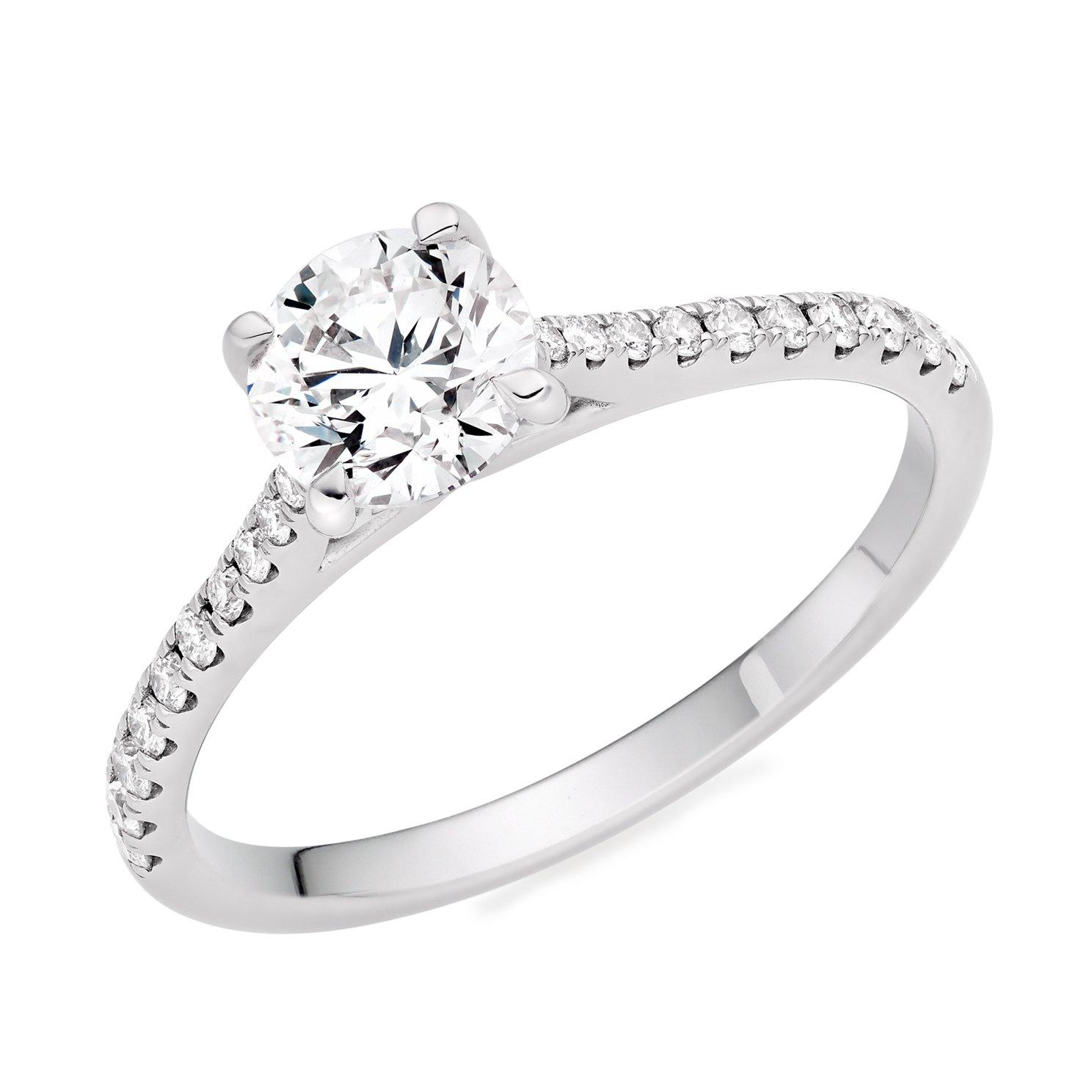 Beaverbrooks Once Platinum Diamond Solitaire Engagement Ring | 0137937 ...
