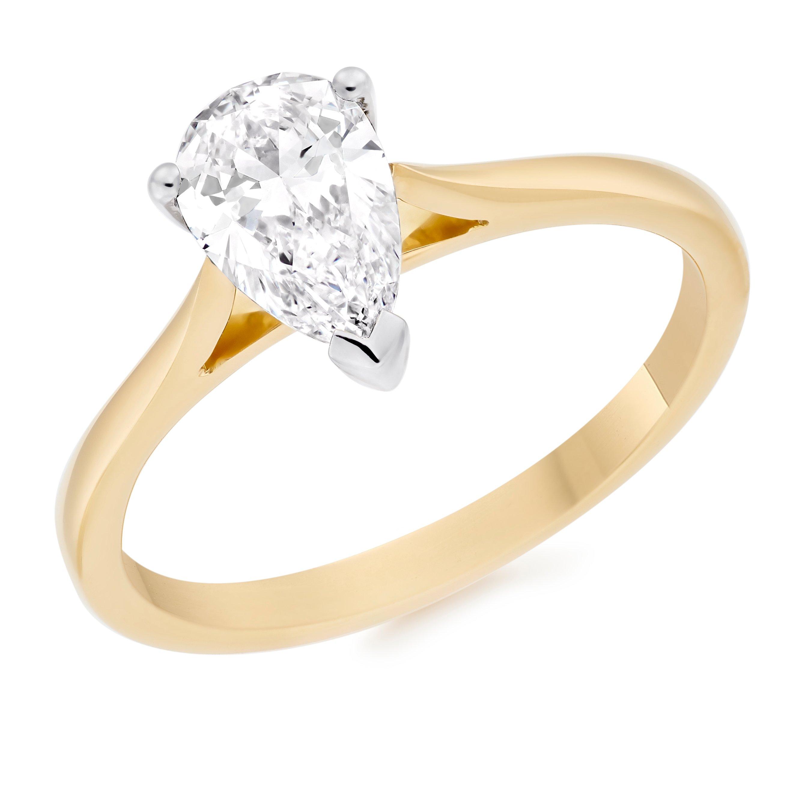 Beaverbrooks Once 18ct Yellow Gold Diamond Engagement Ring | 0148860 ...