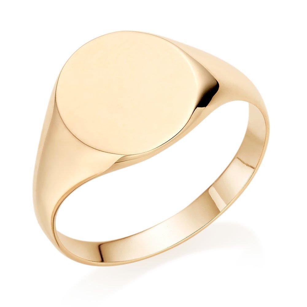 Beaverbrooks 9ct Yellow Gold Signet Ladies Ring | 0118651 | Beaverbrooks