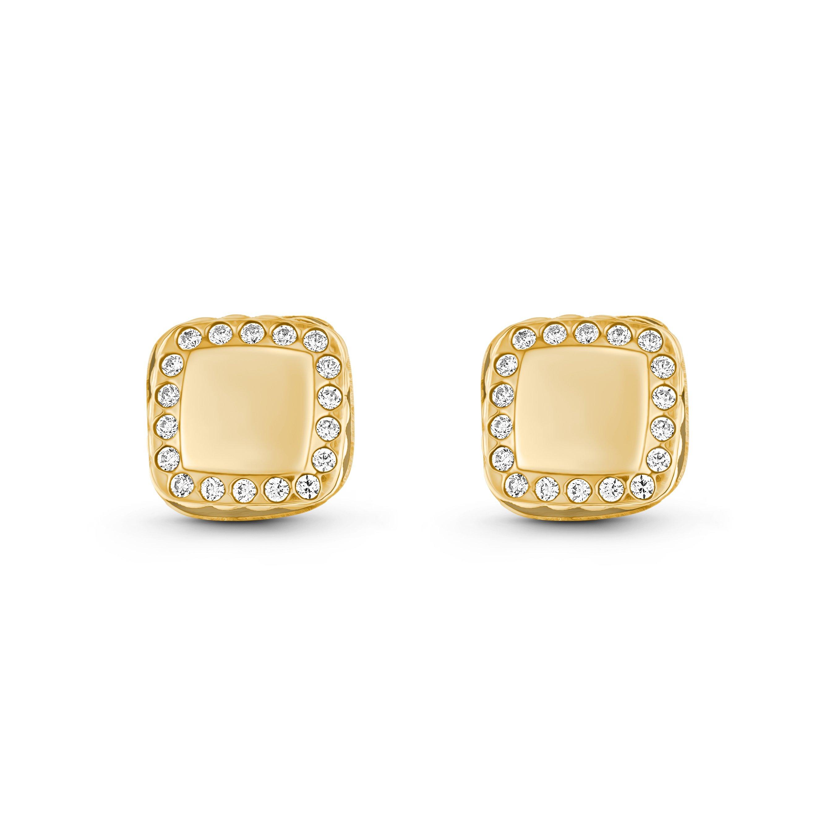 Beaverbrooks 9ct Yellow Gold Cubic Zirconia Stud Earrings | 0152114 ...