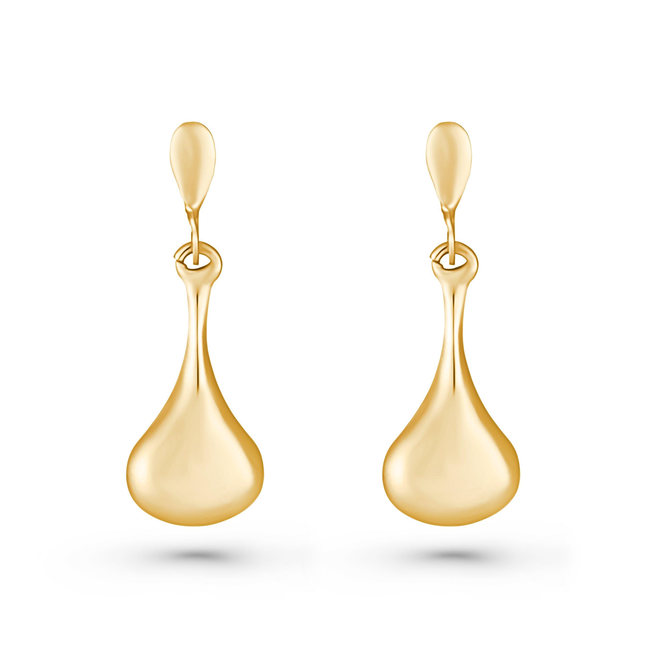 Beaverbrooks 9ct Yellow Gold Drop Earrings | 0152149 | Beaverbrooks