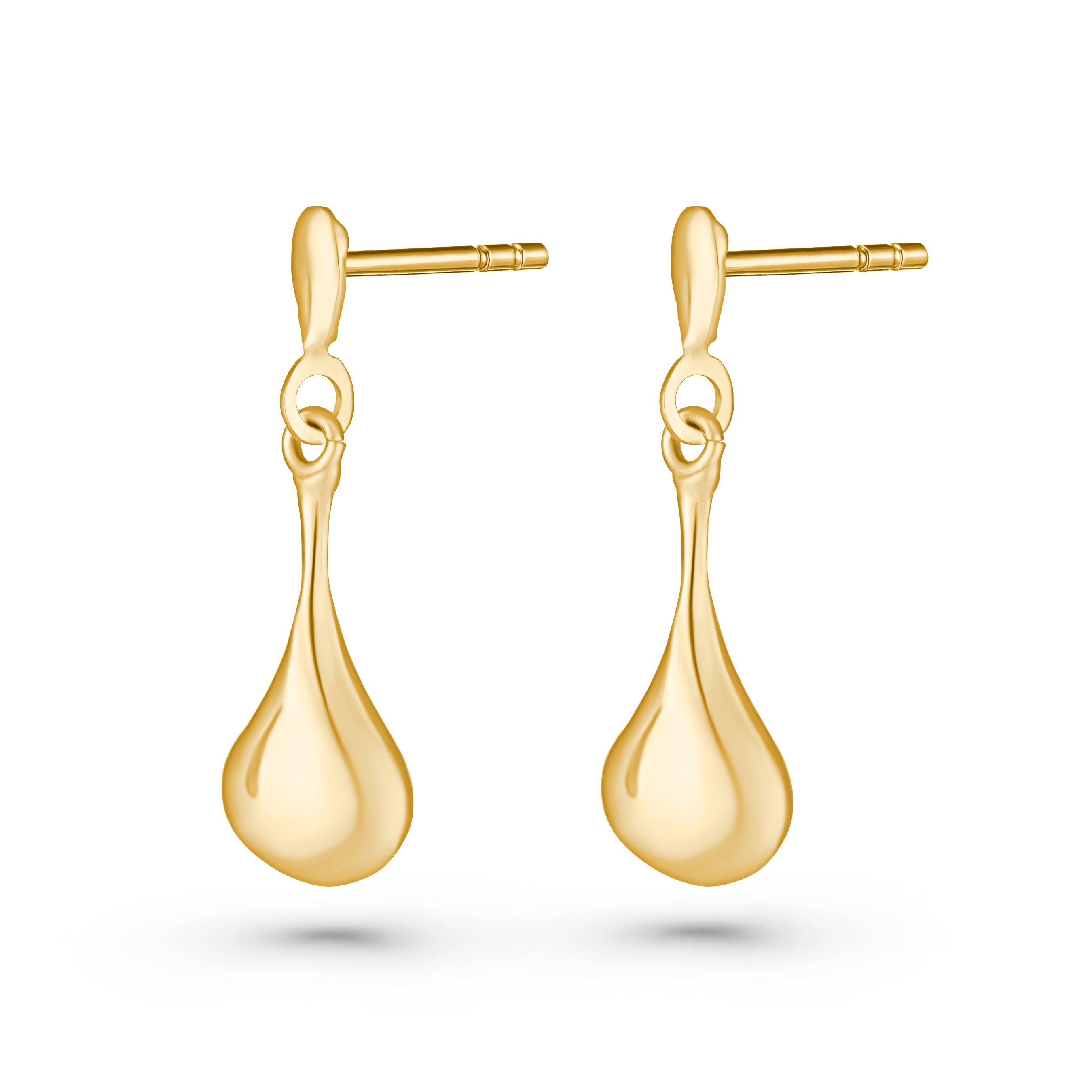 Beaverbrooks 9ct Yellow Gold Drop Earrings | 0152149 | Beaverbrooks