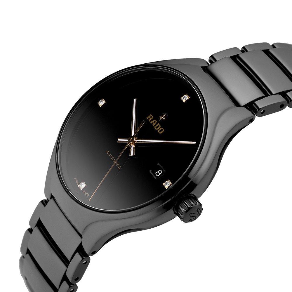 Rado True High-Tech Ceramic Diamond Automatic Men's Watch R27056712 ...