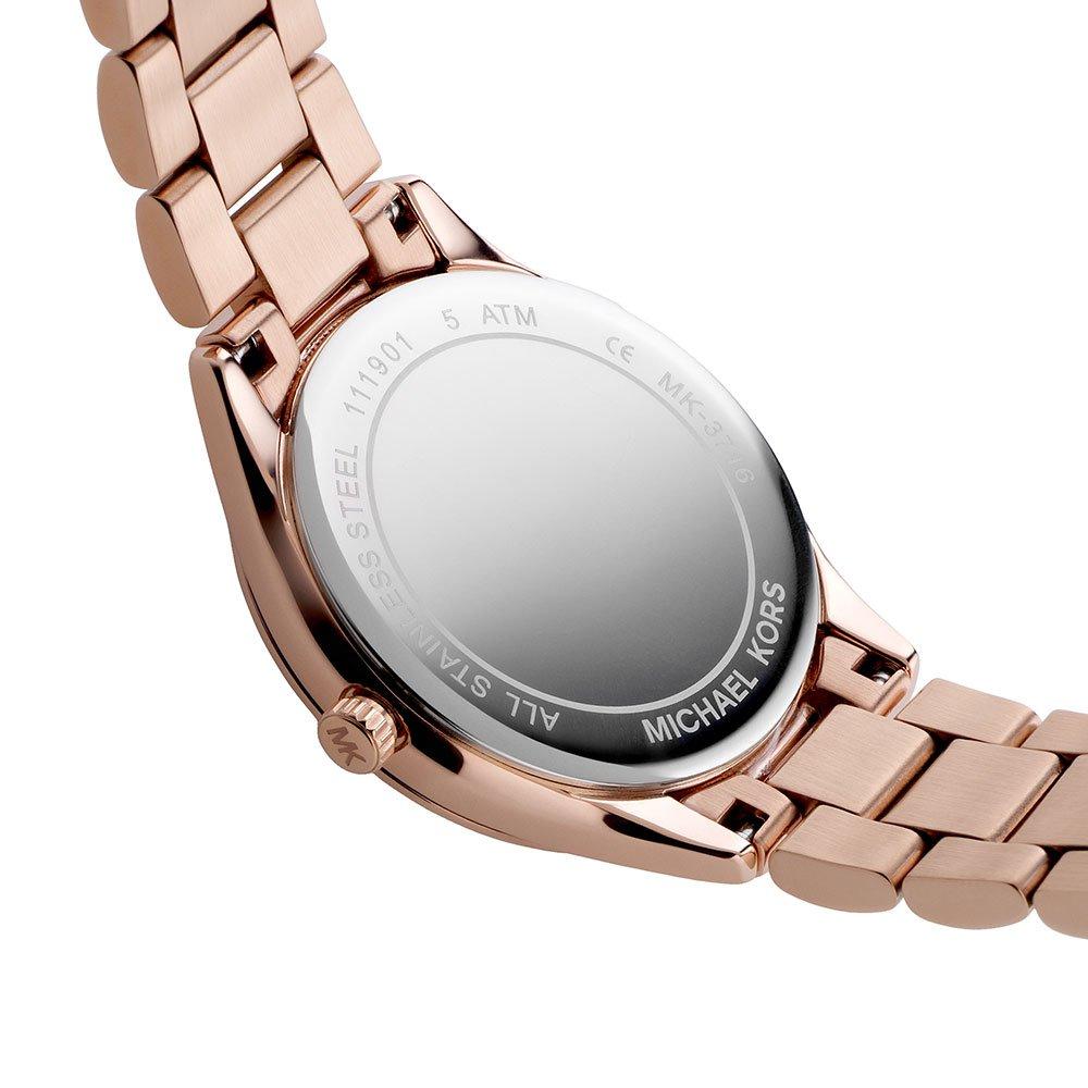 Michael Kors Lauryn Rose Gold Tone Ladies Watch MK3716 | 33 mm, White ...