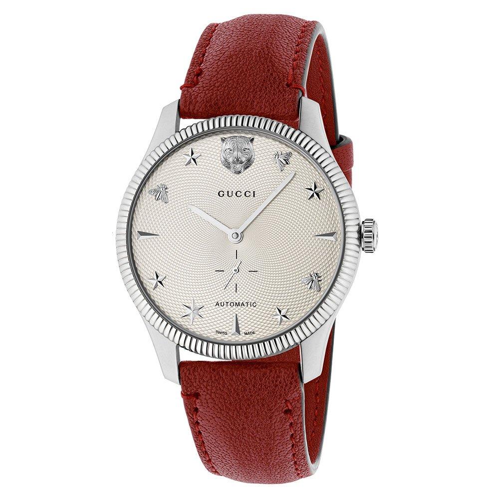 Gucci G Timeless Automatic Watch YA126346 | 40 mm, Silver Dial ...