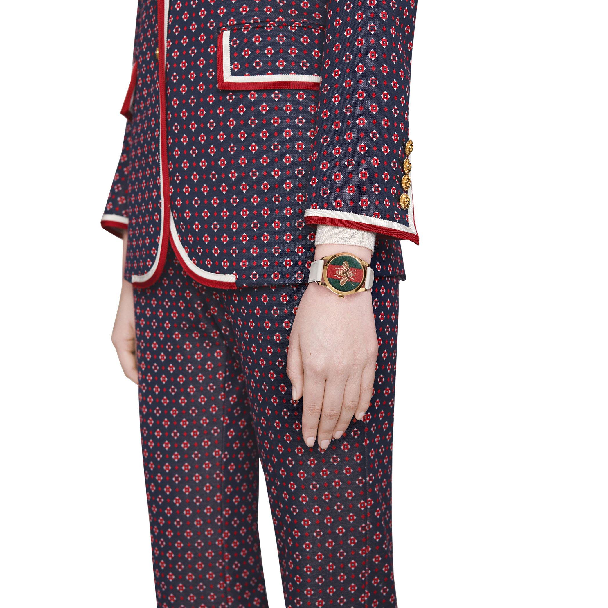 Gucci G-Timeless Bee Gold PVD Watch YA1264128 | 38 mm, Multi-Coloured ...