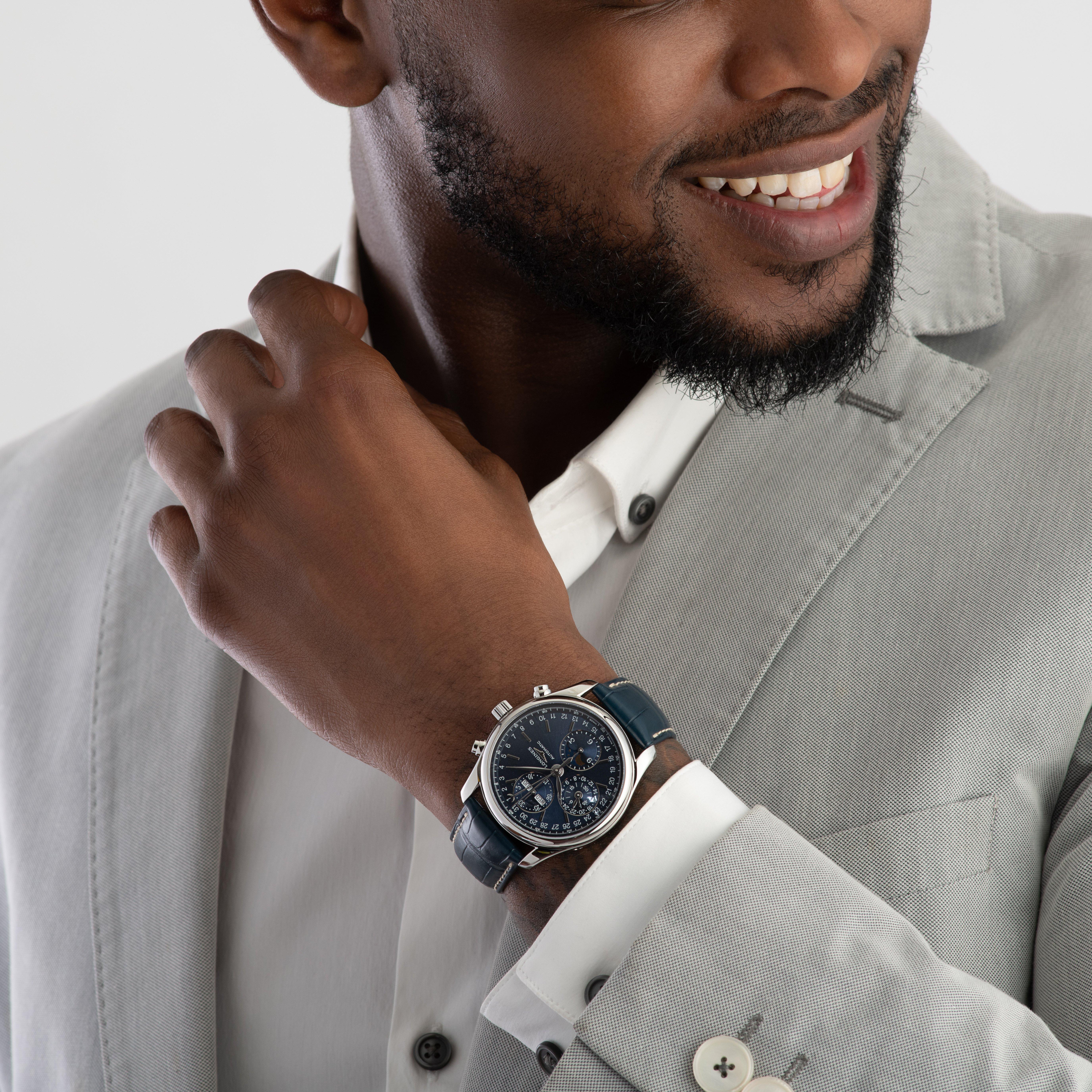 Longines Master Collection 40mm Chronograph Moonphase Automatic Men's ...