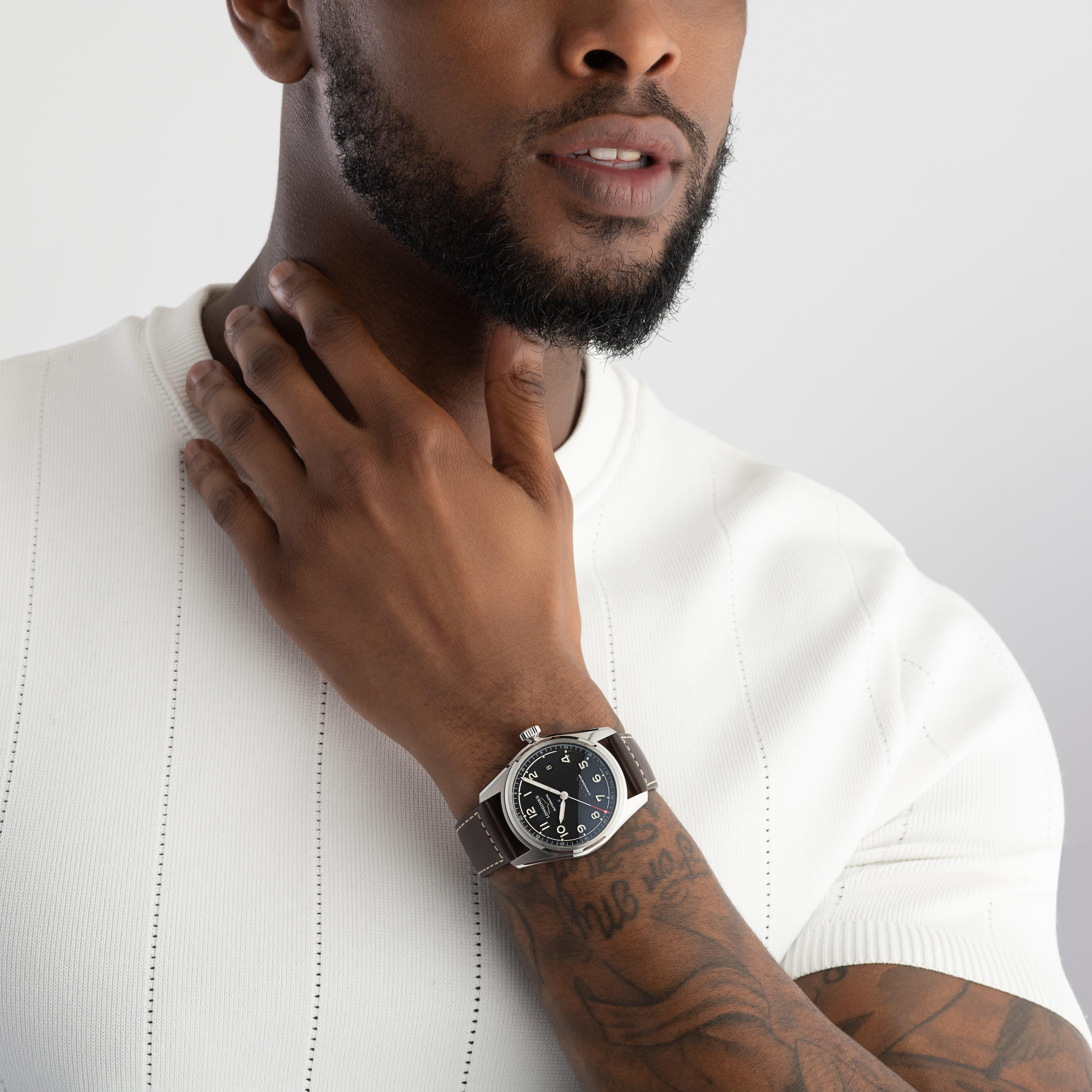 Longines Spirit 40mm Automatic Men's Watch L38104530 | 40 mm, Black ...