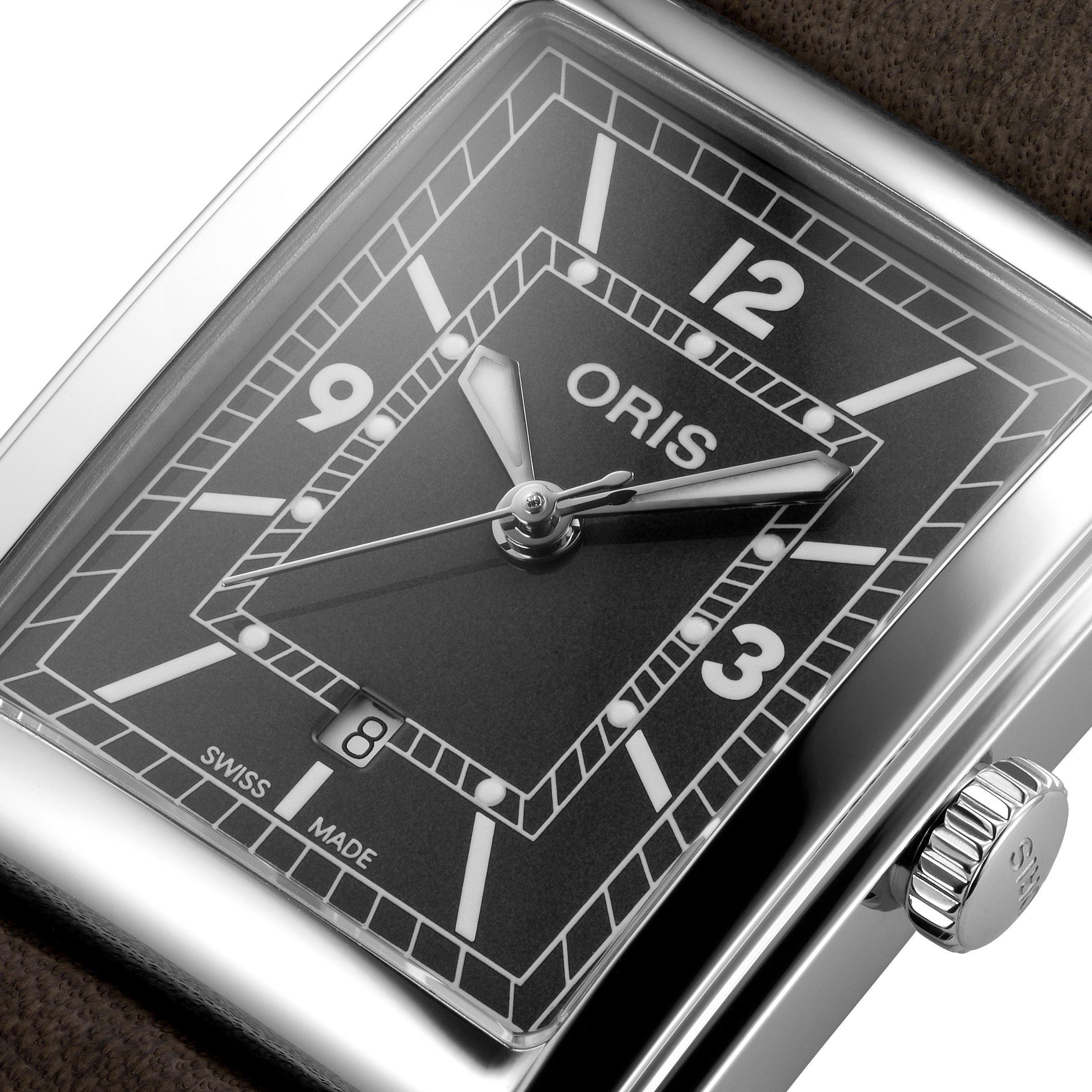 Oris Rectangular Automatic Watch 01 561 7783 4063 07 5 19 16 | 30 mm ...