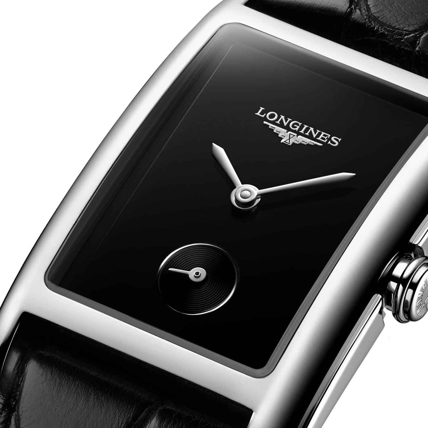 Longines DolceVita 37mm Ladies Watch L55124502 | 37 mm, Black Dial ...