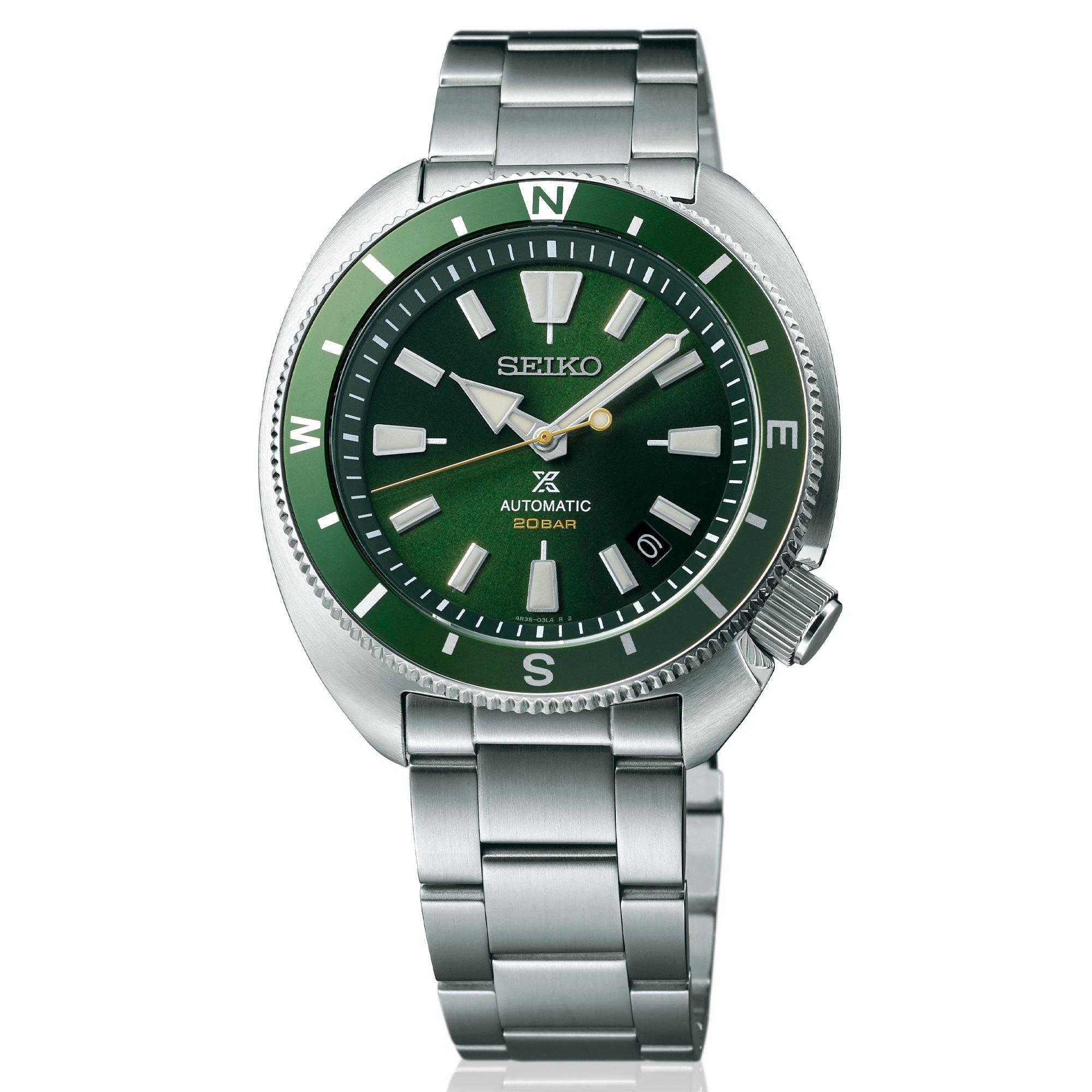 Seiko Prospex Land Tortoise Green Automatic Men’s Watch SRPH15K1 | 42.4 ...