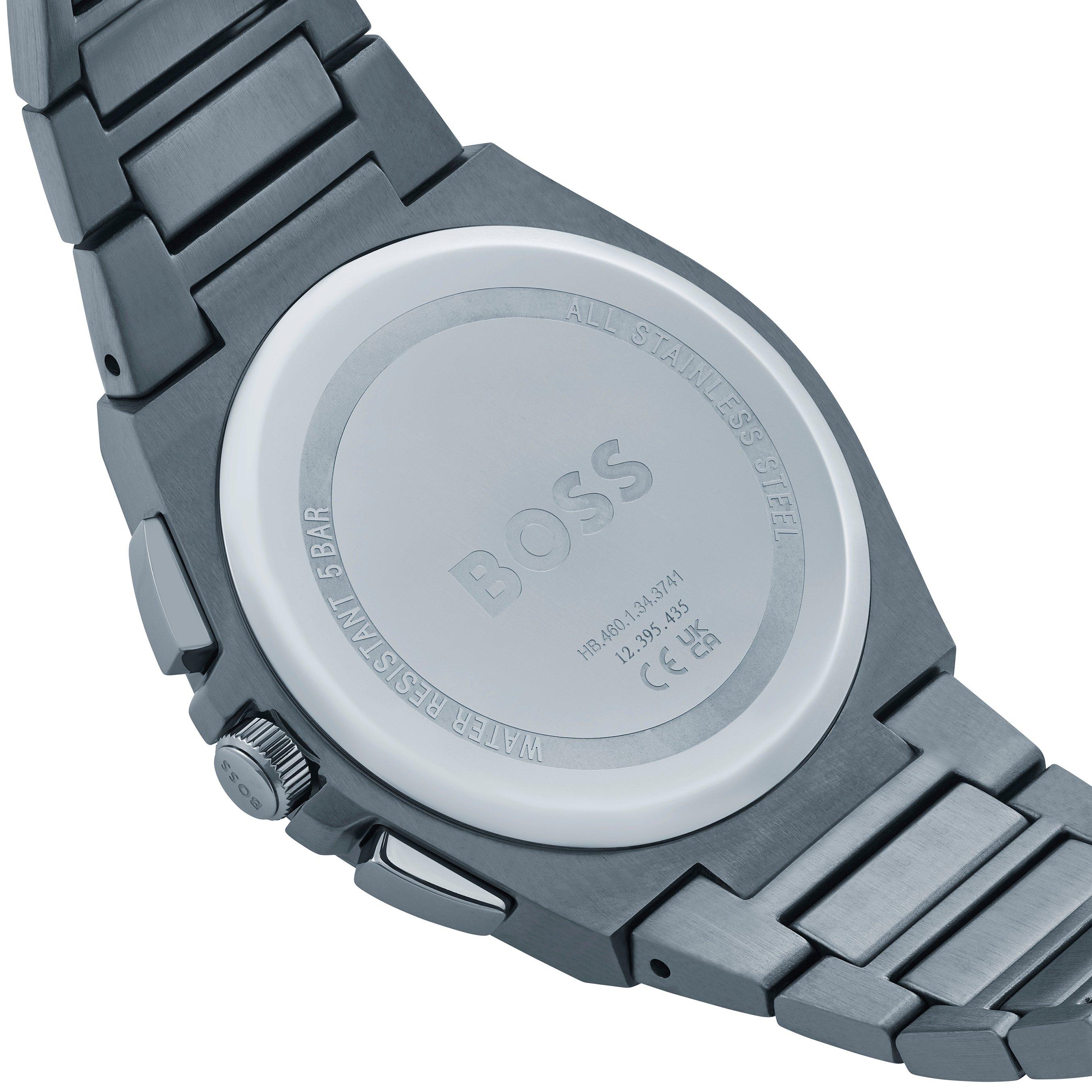 BOSS Steer GQ Quartz Men’s Watch 1513996 | 44 mm, Grey Dial | Beaverbrooks