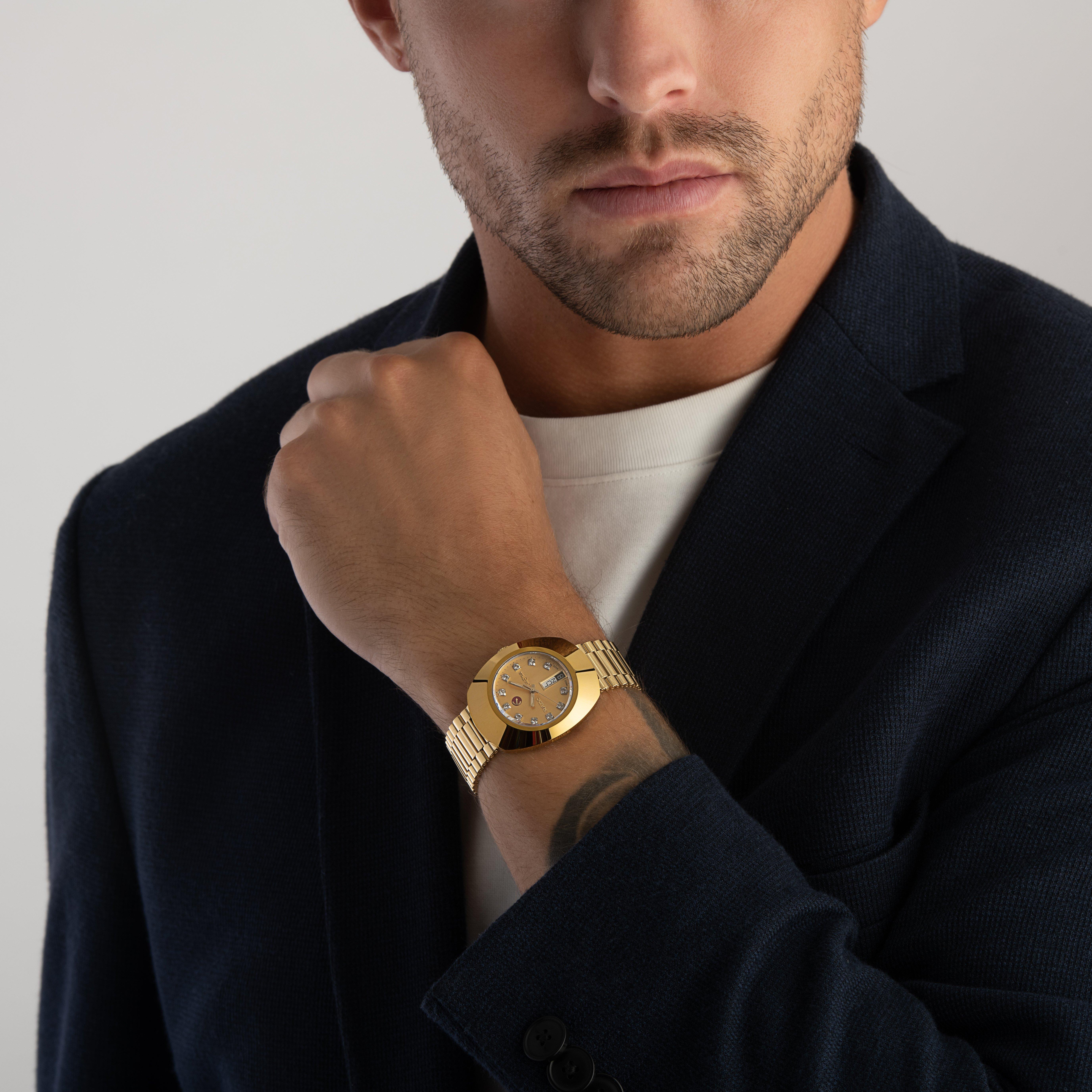 Rado DiaStar The Original 35mm Stainless Steel and Yellow Gold PVD ...