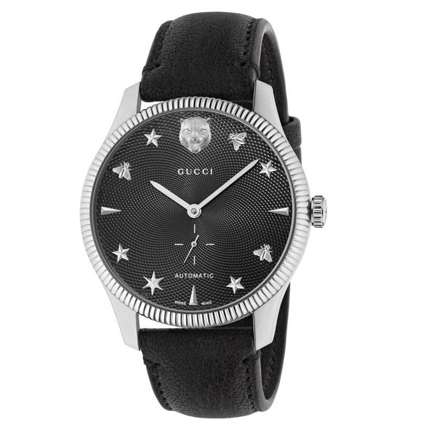 Gucci G-Timeless 40mm Automatic Watch YA126365 | Black, 40 mm | Beaverbrooks
