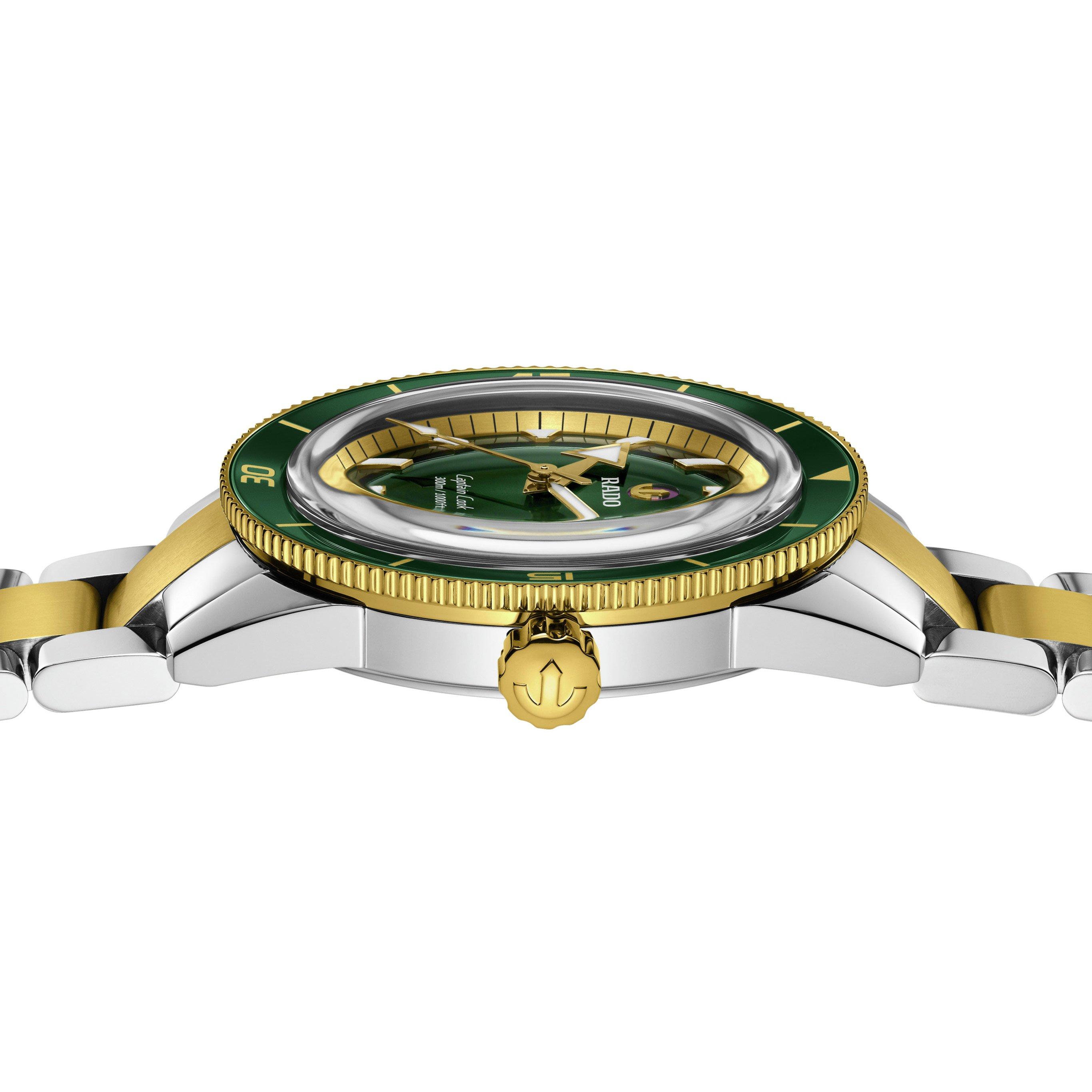 Rado Captain Cook 42mm Stainless Steel and Yellow Gold PVD Automatic ...