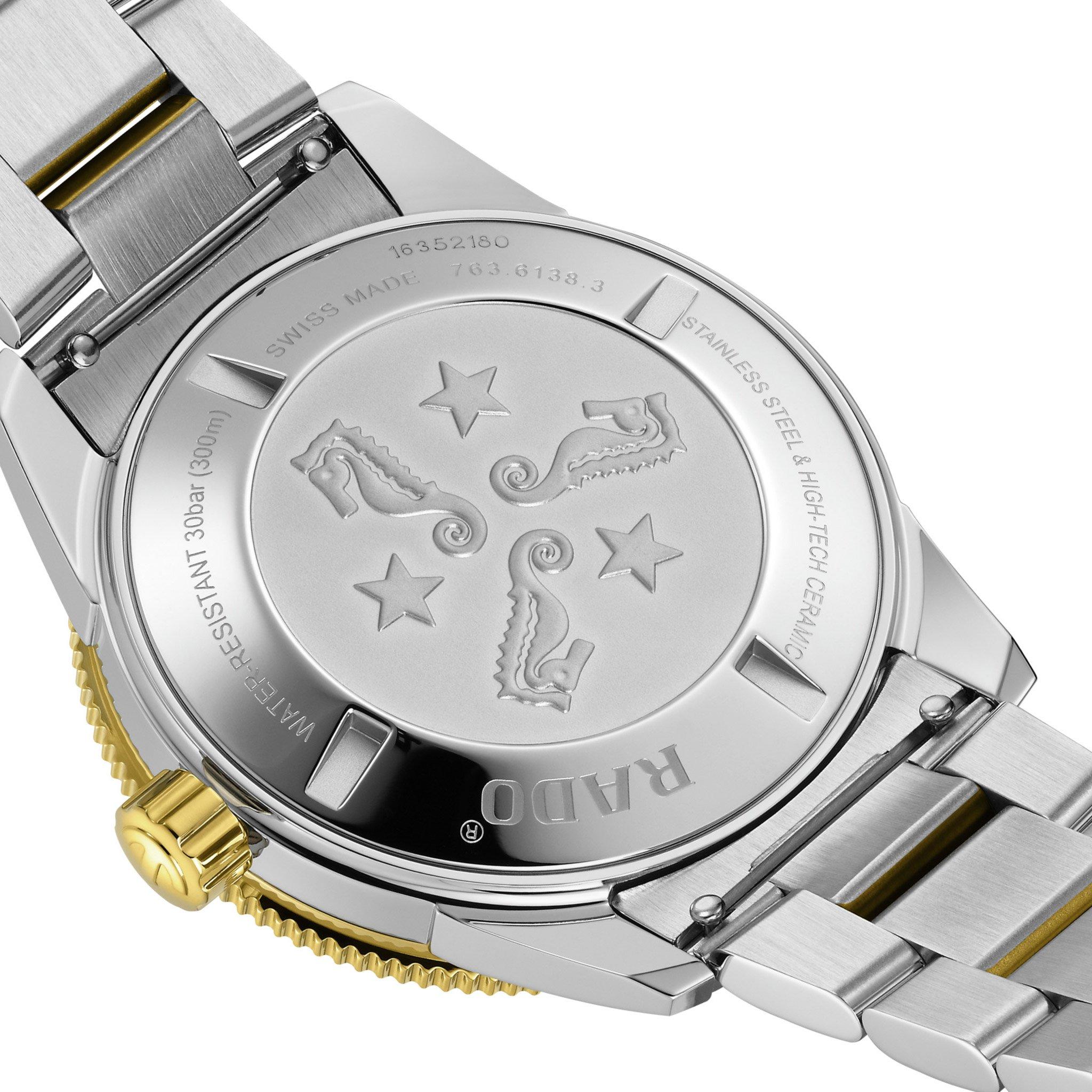 Rado Captain Cook 42mm Stainless Steel and Yellow Gold PVD Automatic ...