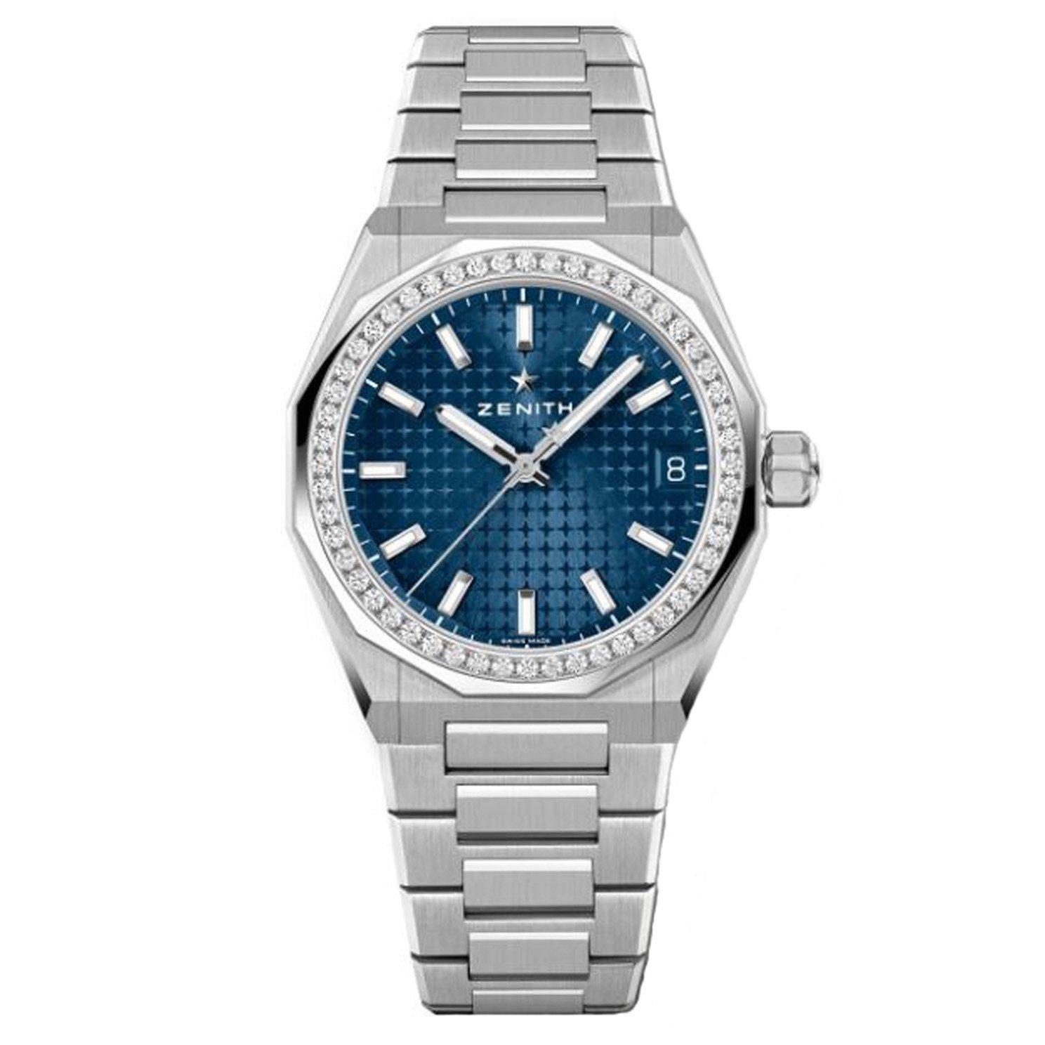 ZENITH Defy Skyline Automatic Stainless Steel Diamond Watch 16.9400.670 ...