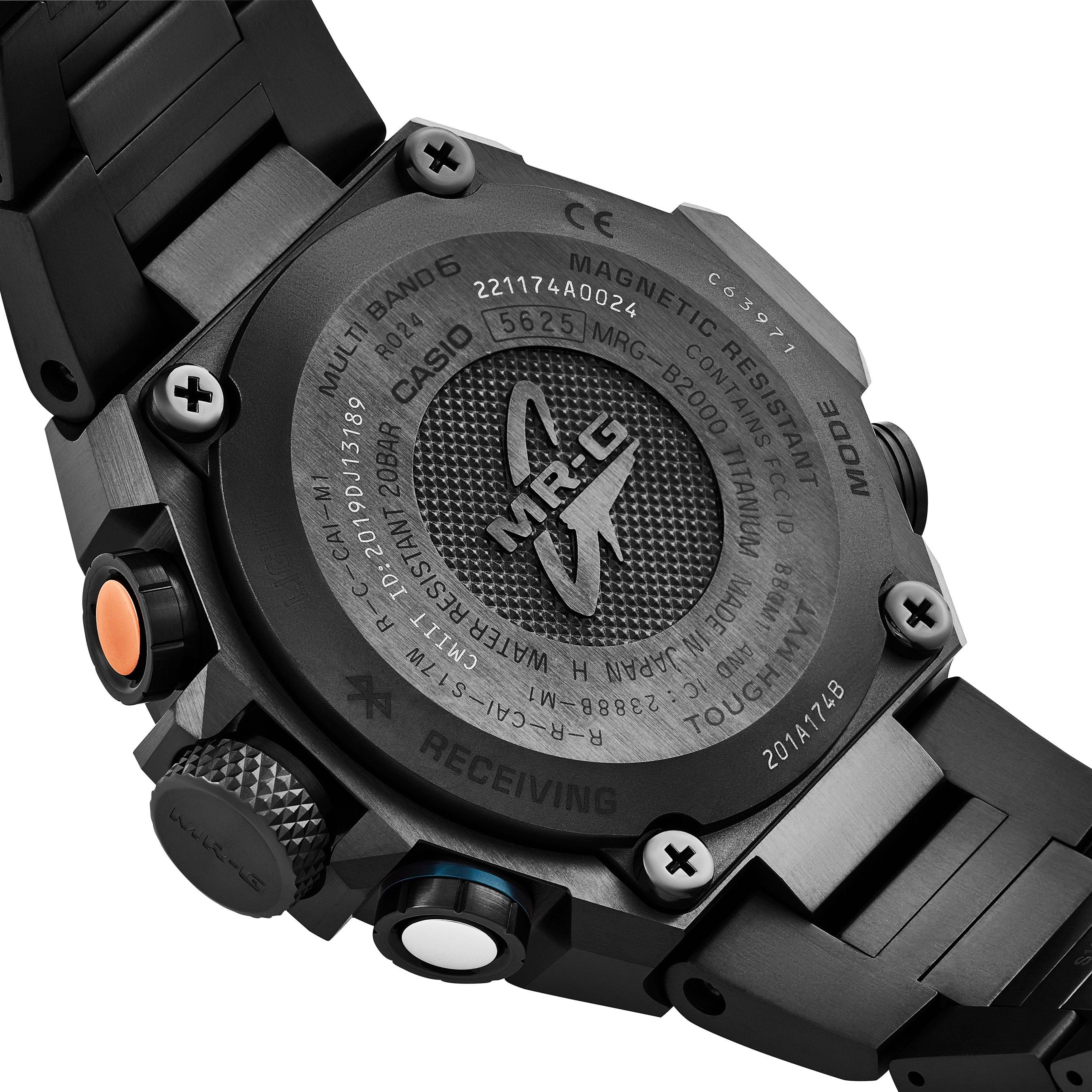 G-Shock Limited Edition MR-G 54.7mm Titanium Chronograph Solar Powered Men's Watch MRG-B2000B ...