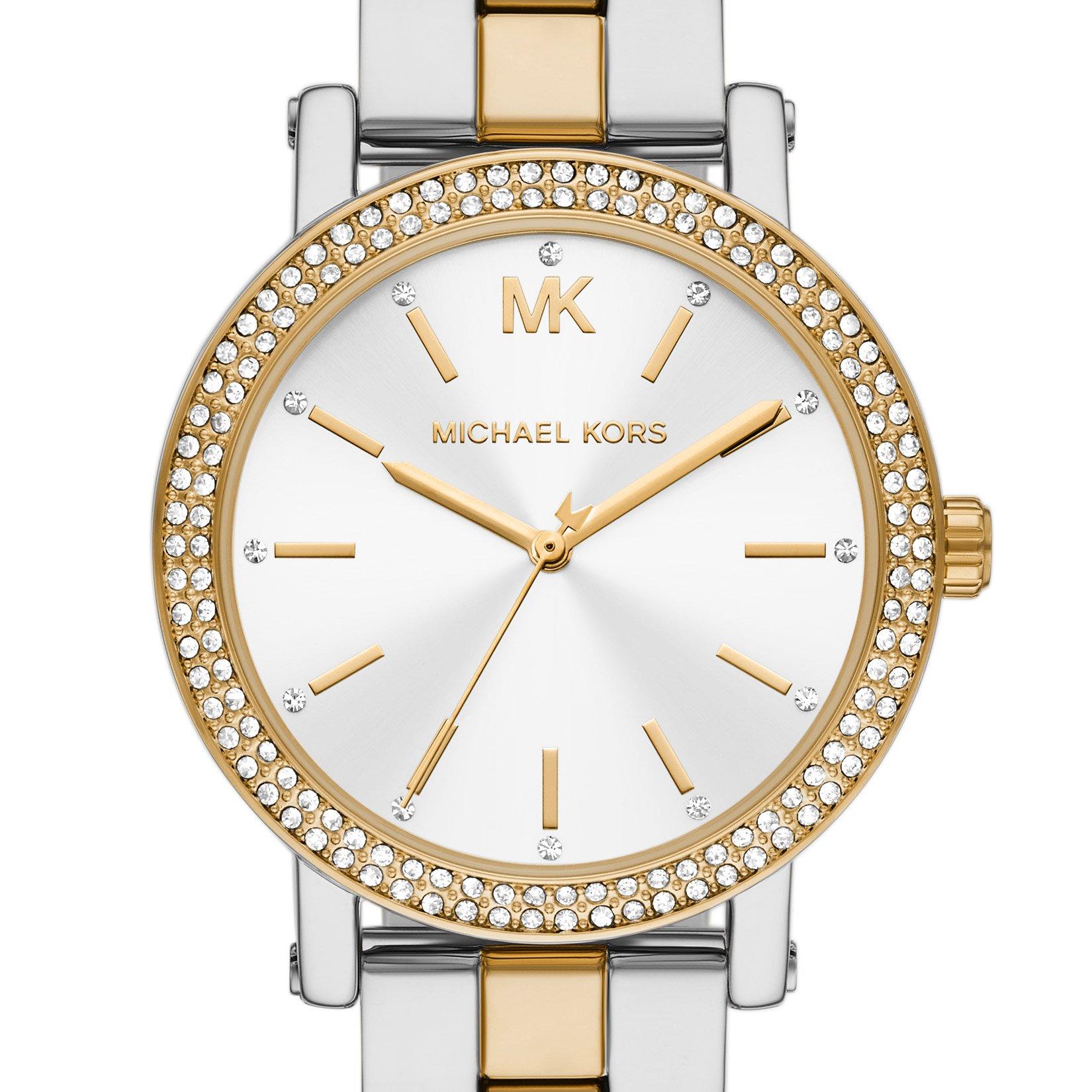 Michael Kors Corey Bi-Metal Crystal Quartz Ladies Watch MK7348 | 38 mm ...