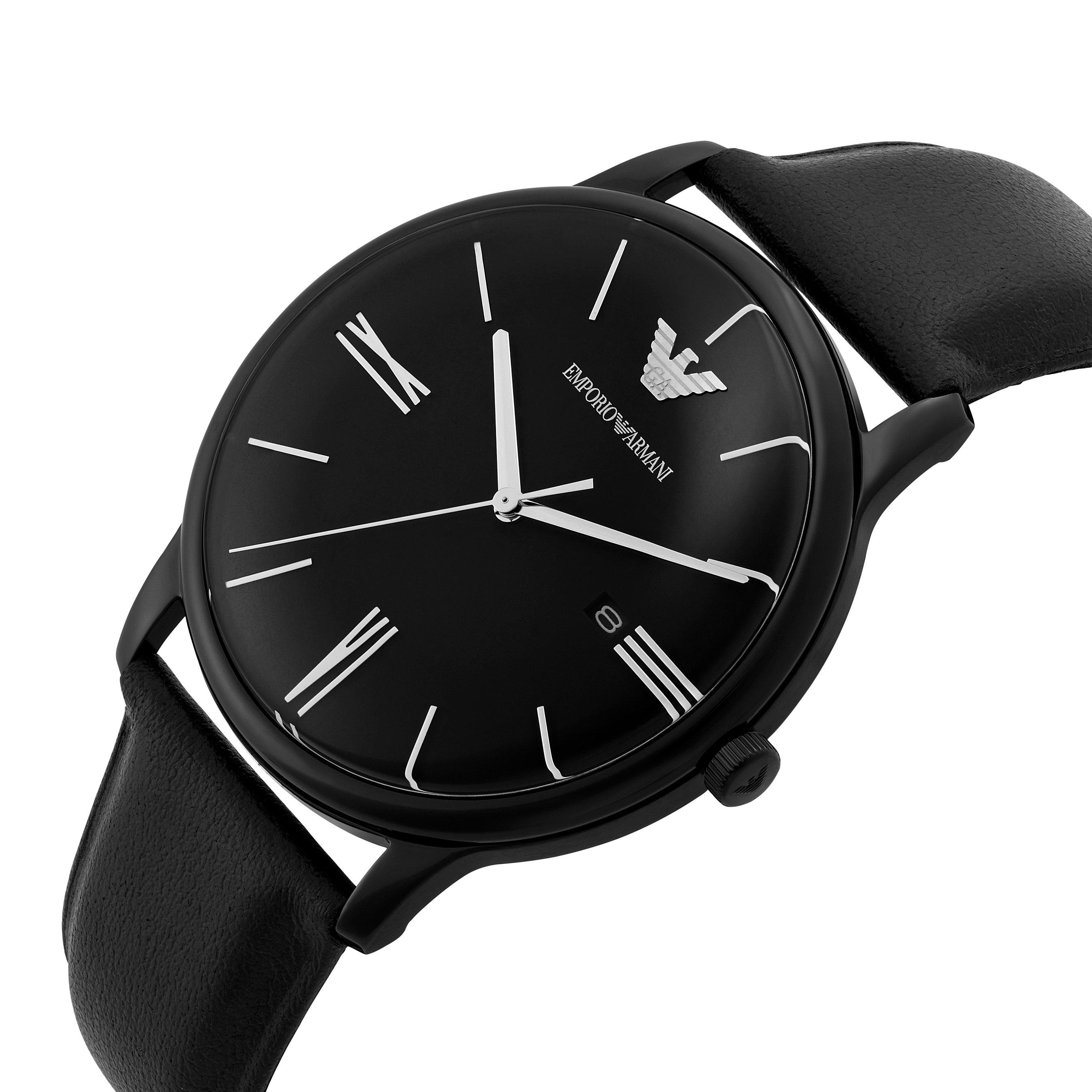 Emporio Armani 42mm Men’s Watch AR11573 | 42 mm, Black Dial | Beaverbrooks