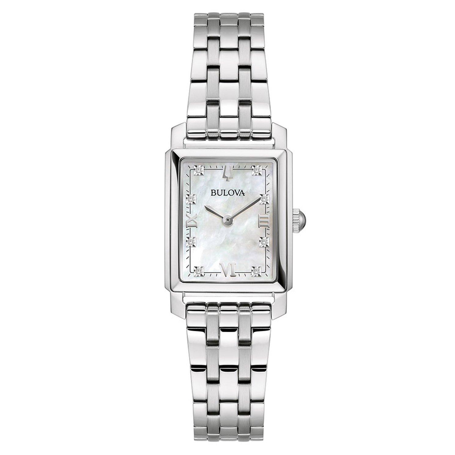 Bulova Sutton 21mm Diamond Ladies Watch 96P244 | Mother of Pearl, 21 mm ...