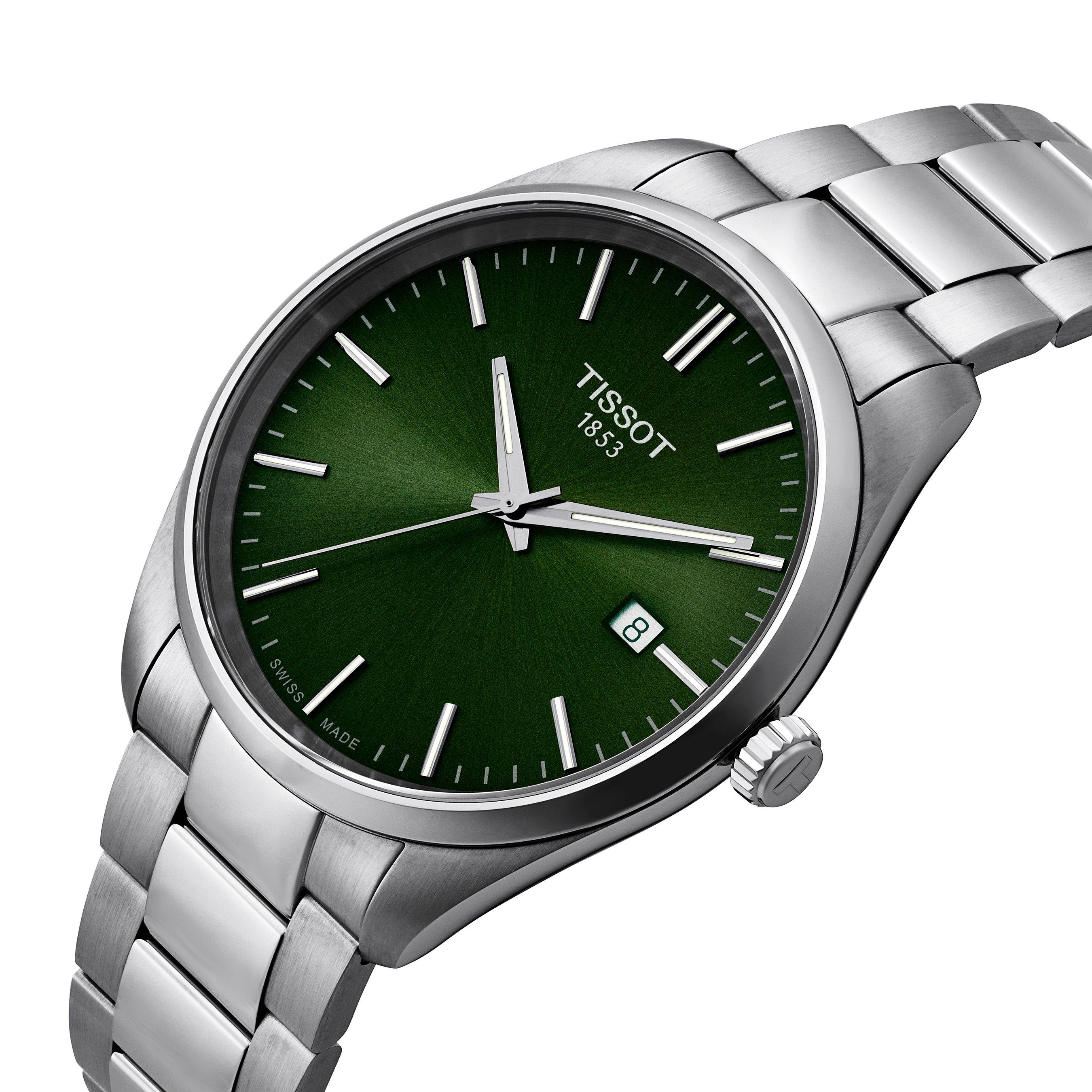 Tissot PR 100 40mm Men’s Watch T1504101109100 | 40 mm, Green Dial ...