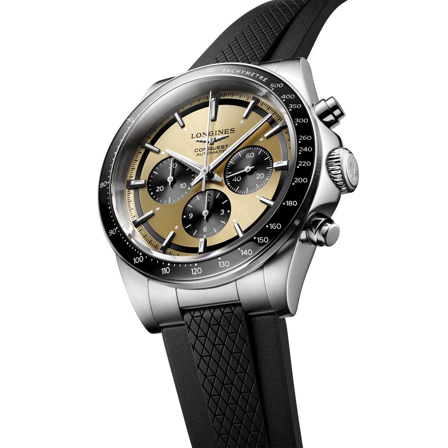 Longines Conquest 42mm Chronograph Automatic Men’s Watch L38354329 | 42 ...