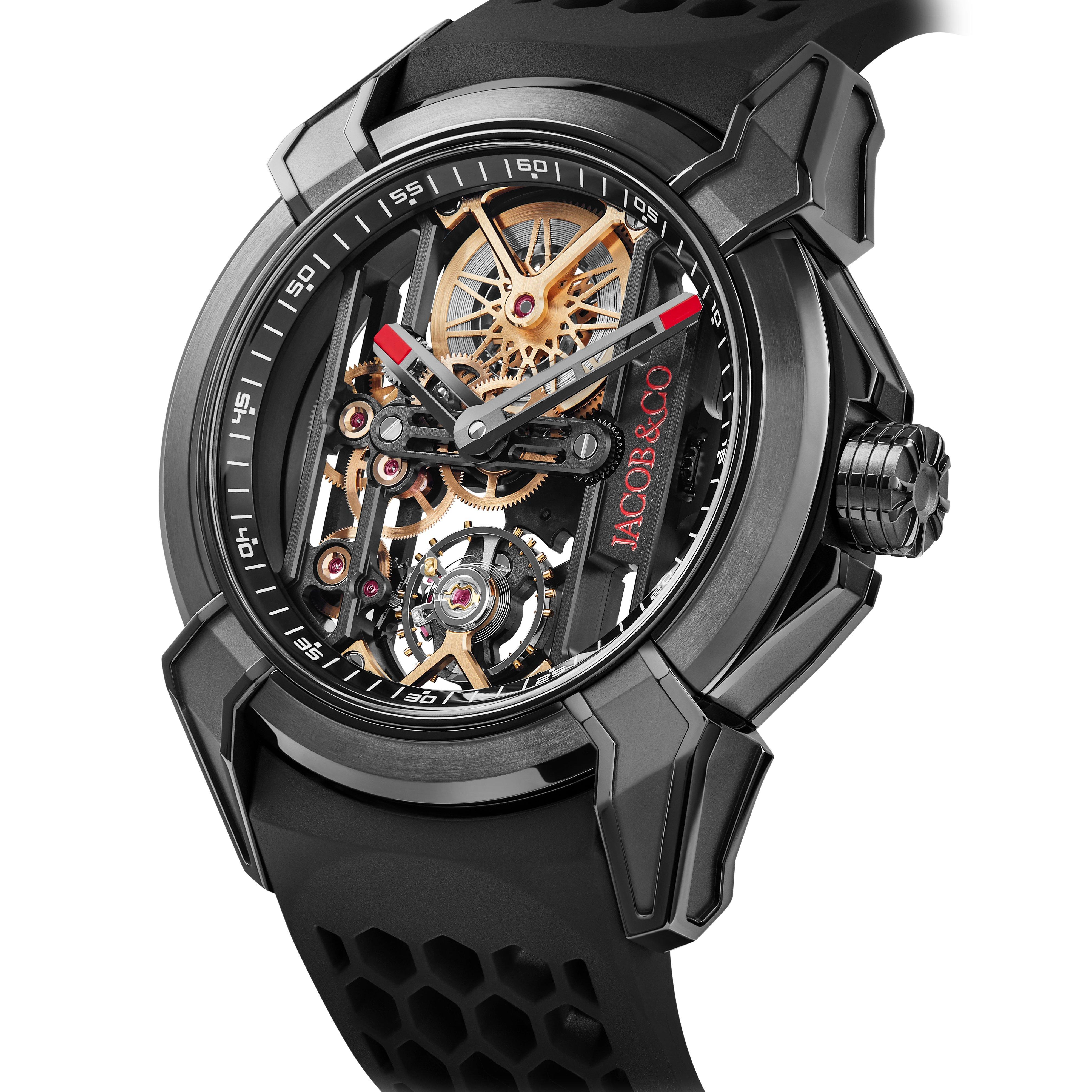 Jacob & Co. Epic X Skeleton 44mm Titanium Men’s Watch EX110.21.AA.AF ...