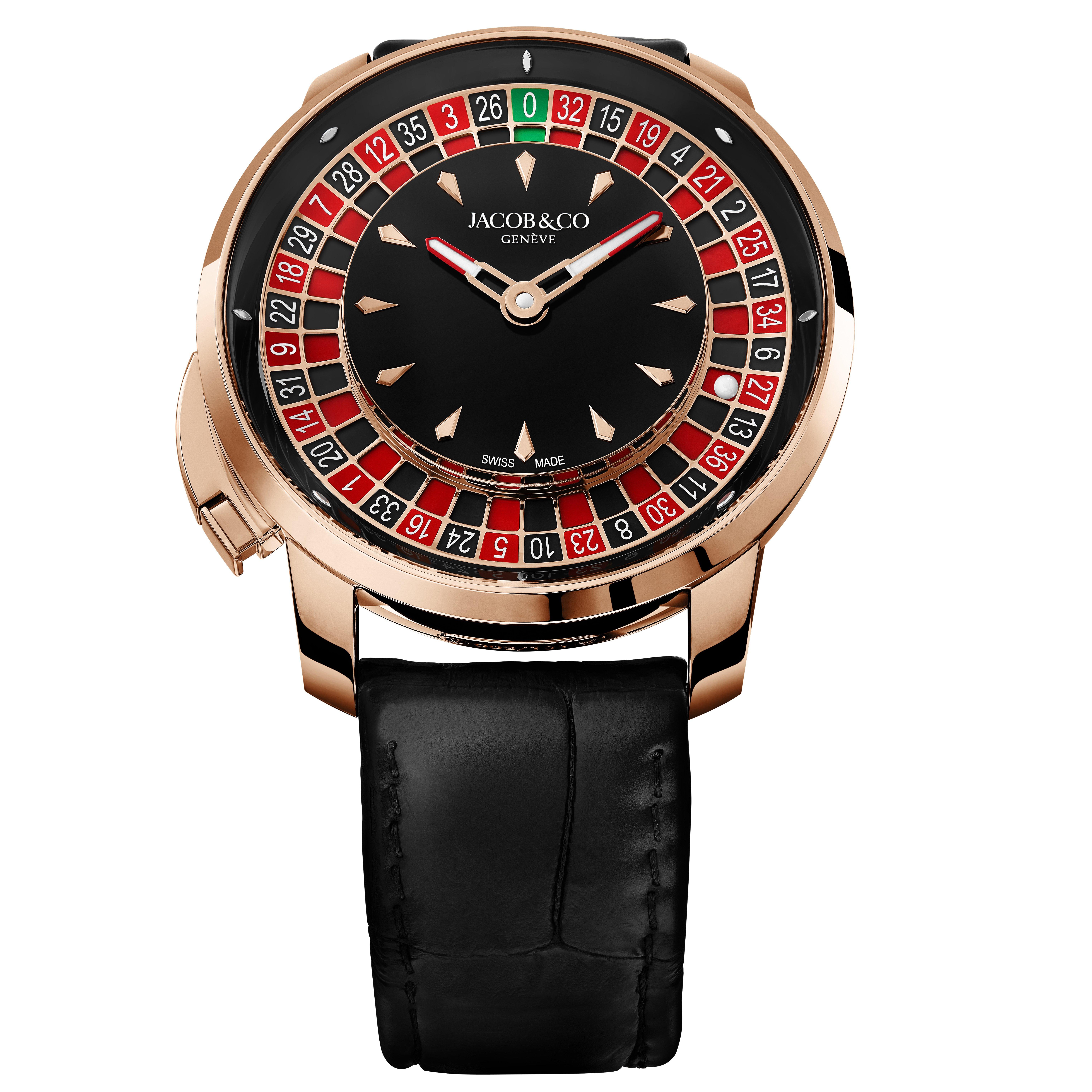Jacob & Co. Casino Tourbillon Watch | Luxury Roulette Table Watch ...