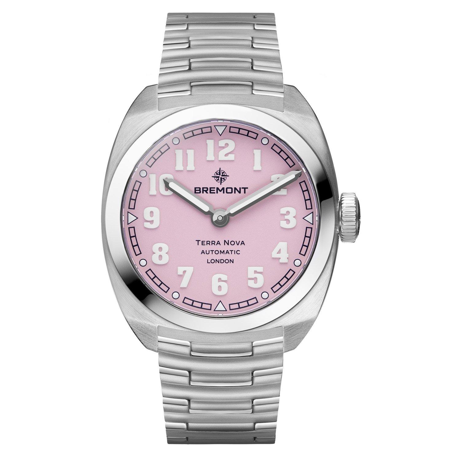 Bremont Limited Edition Terra Nova 38mm Automatic Watch TN38-ND-SS-PK-B ...