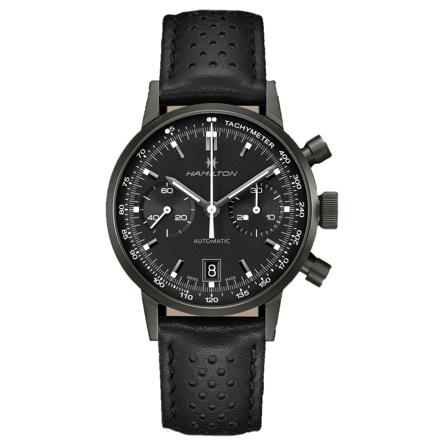 Hamilton American Classic 40mm Intra-Matic Chronograph Automatic Watch ...