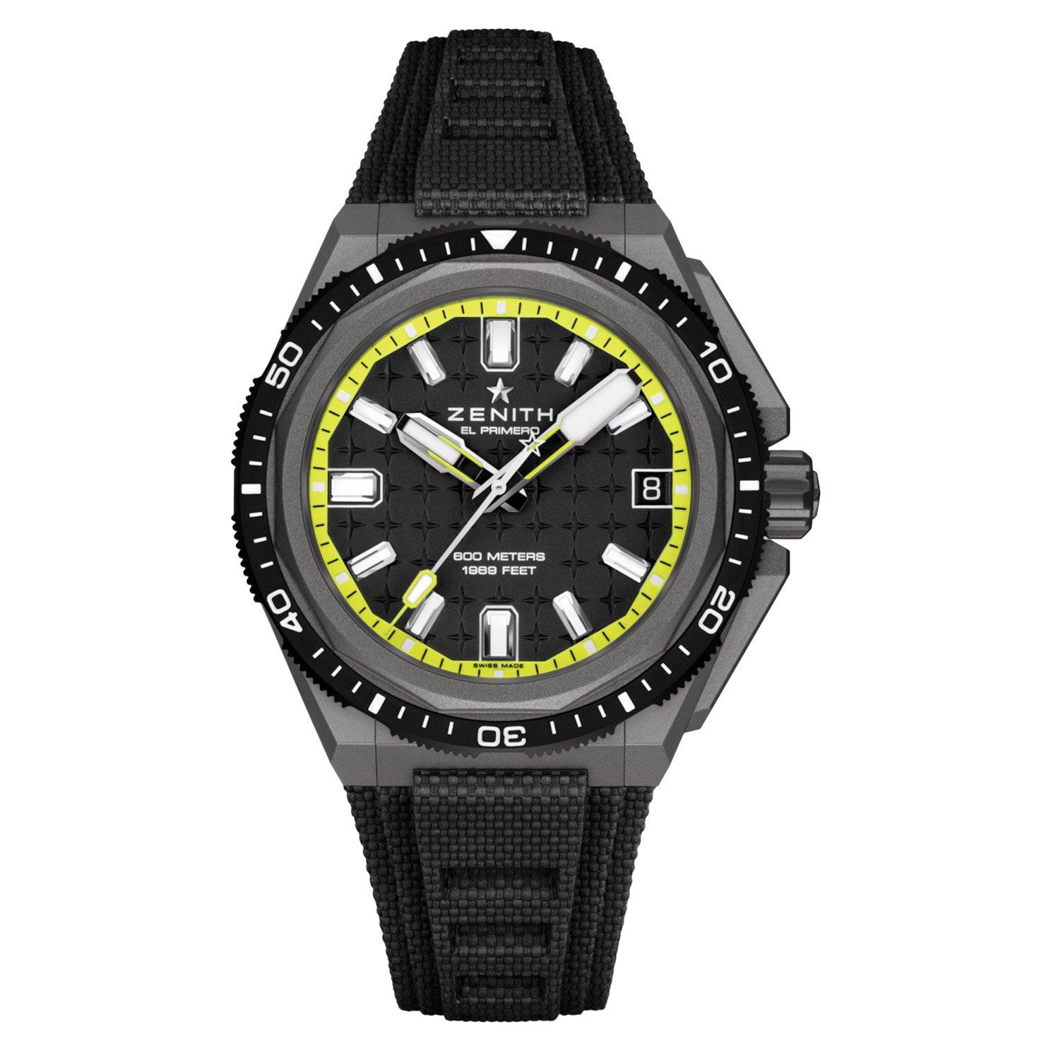 ZENITH Defy Extreme 43mm Titanium Automatic Watch 97.9600.3620/21.I300 ...