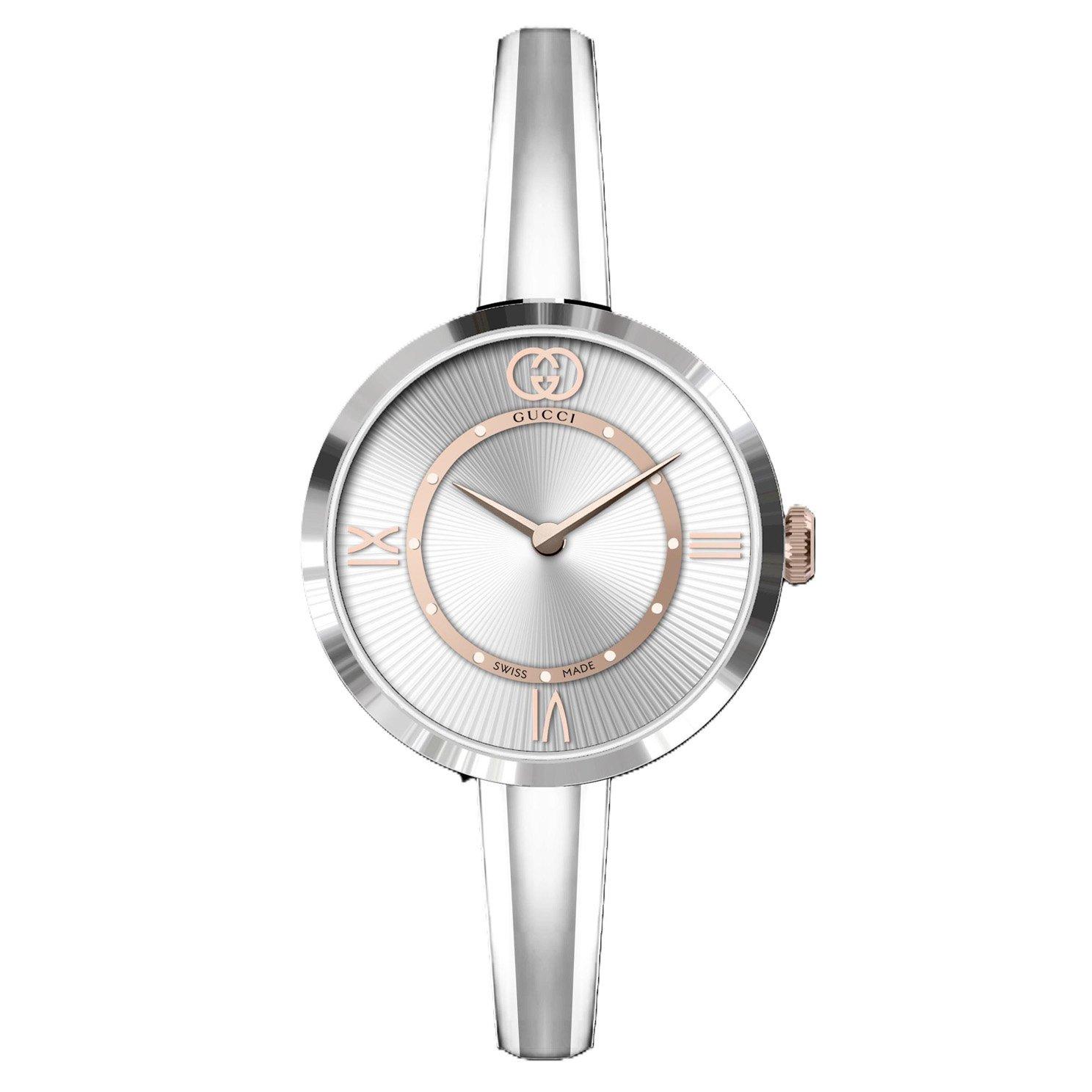 Gucci Model 2000 24mm Ladies Watch YA167513 | Silver, 24 mm | Beaverbrooks