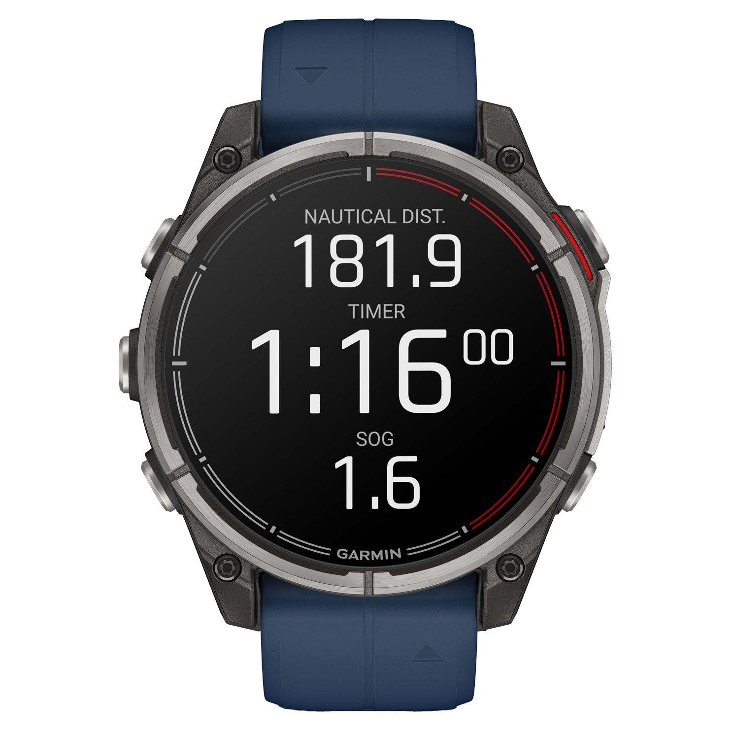 Garmin Quatix 8 AMOELD 47mm Titanium Smartwatch 010-02904-51 | Multi ...