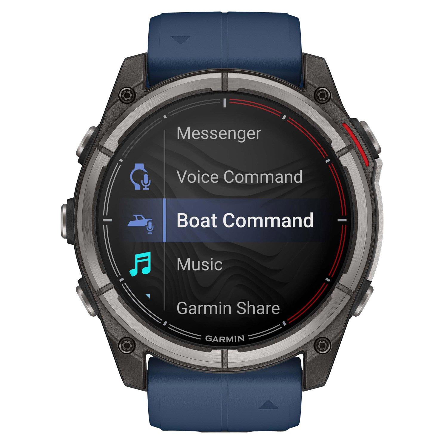 Garmin Quatix 8 AMOELD 51mm Titanium Smartwatch 010-02905-91 | Multi ...