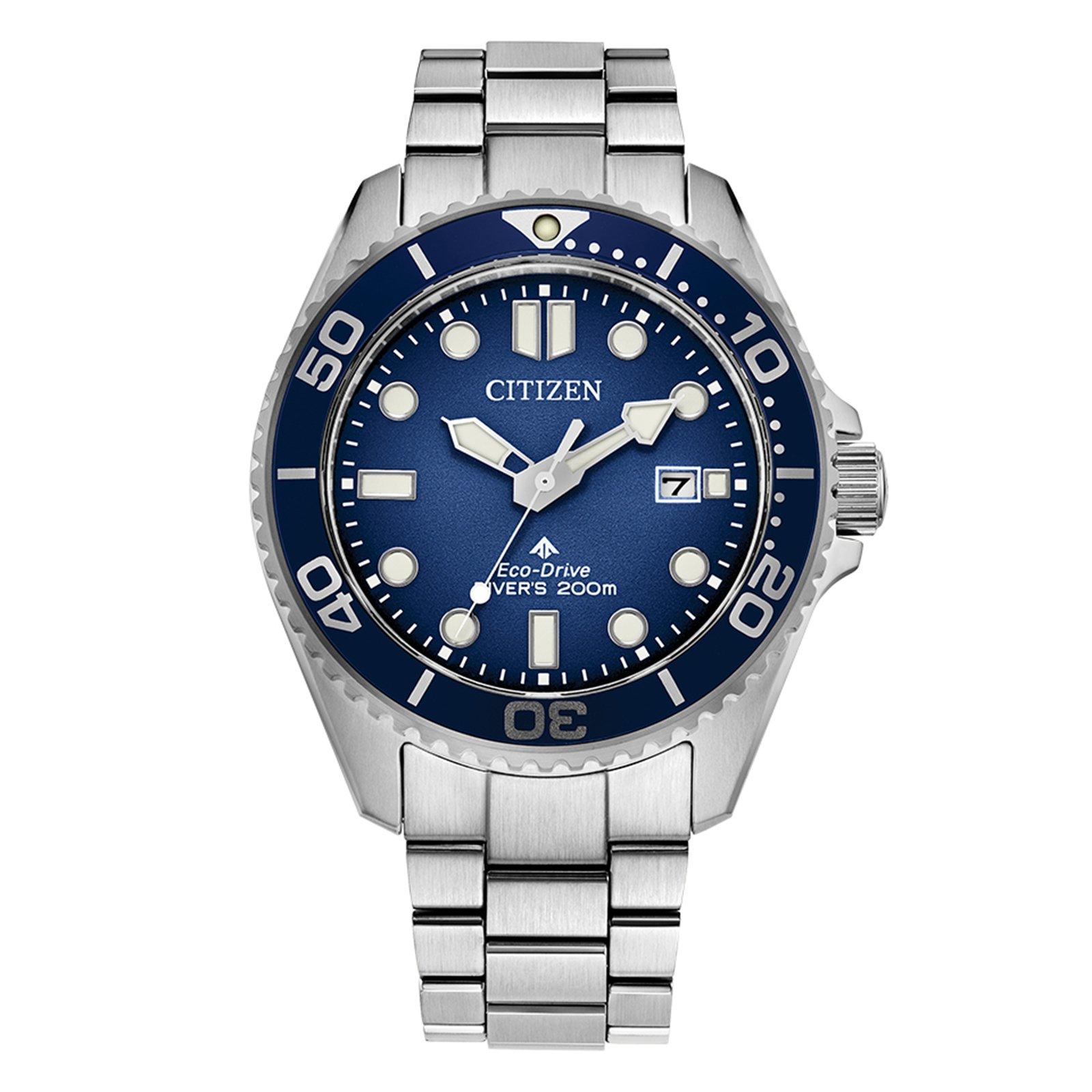 Citizen Promaster Diver 41mm Eco-Drive Men’s Watch BN0260-54L | Blue ...