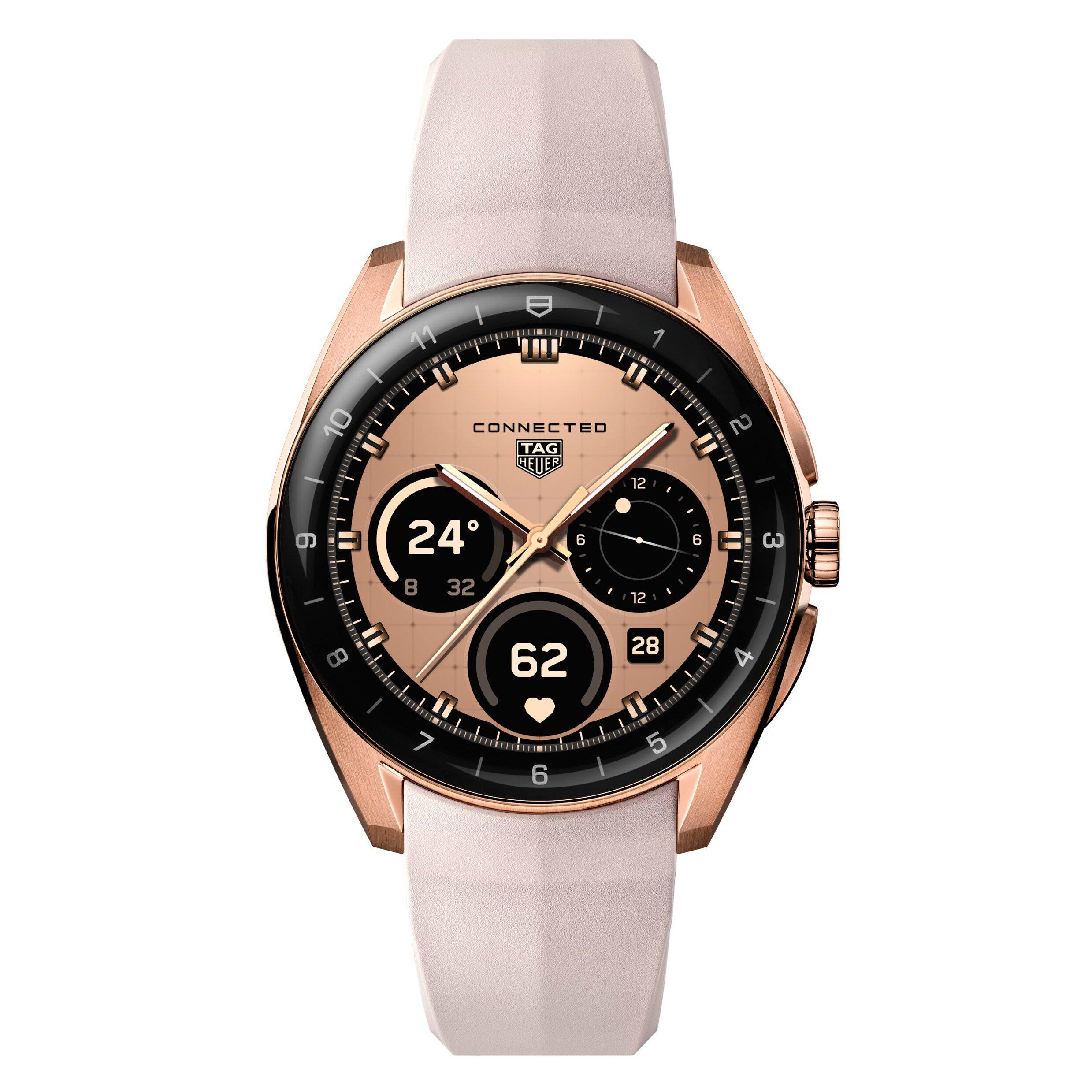 TAG Heuer Connected Calibre E5 40mm Rose Gold PVD Smartwatch SBT8011 ...