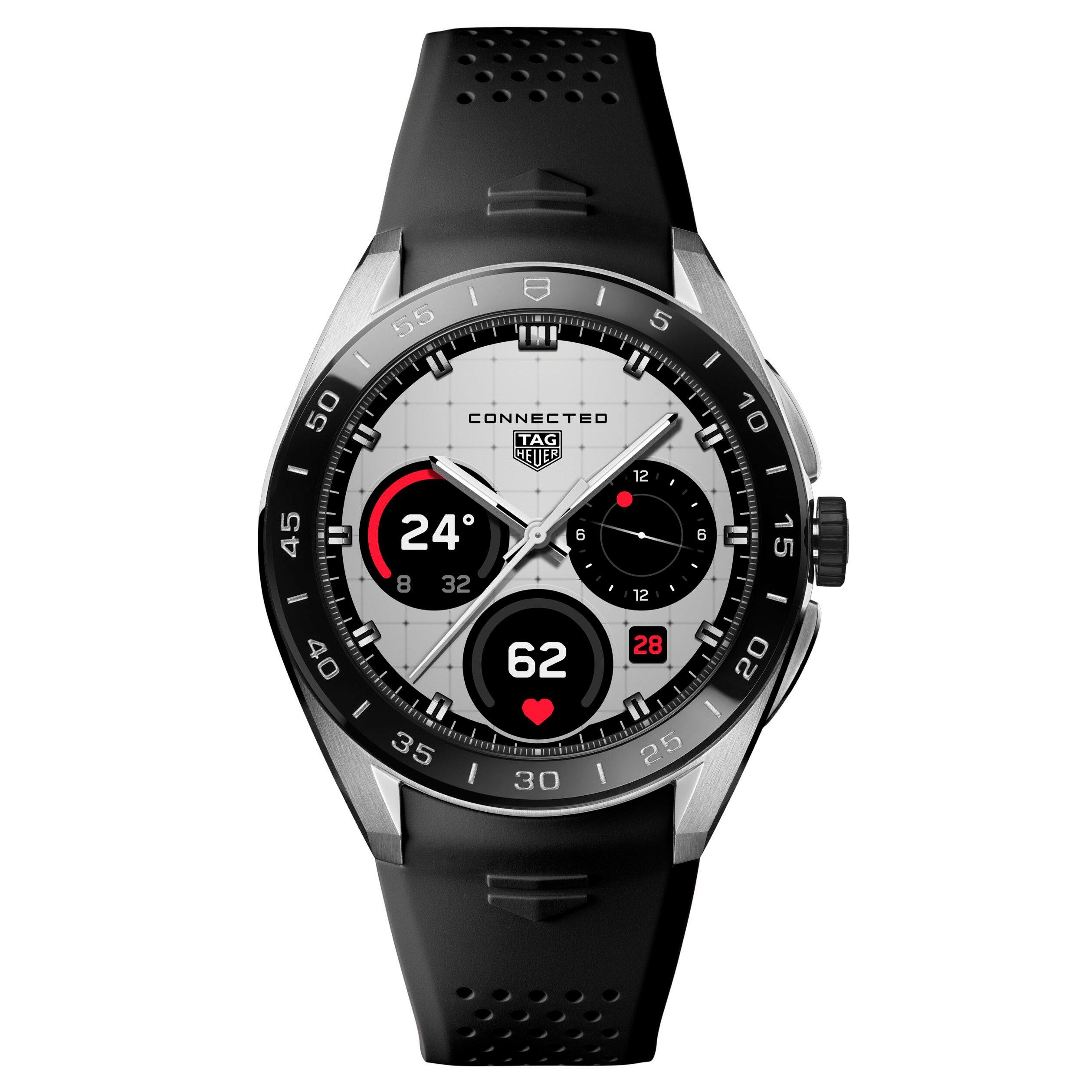 TAG Heuer Connected Calibre E5 45mm Smartwatch SBT8A10.BT6292 | Black ...