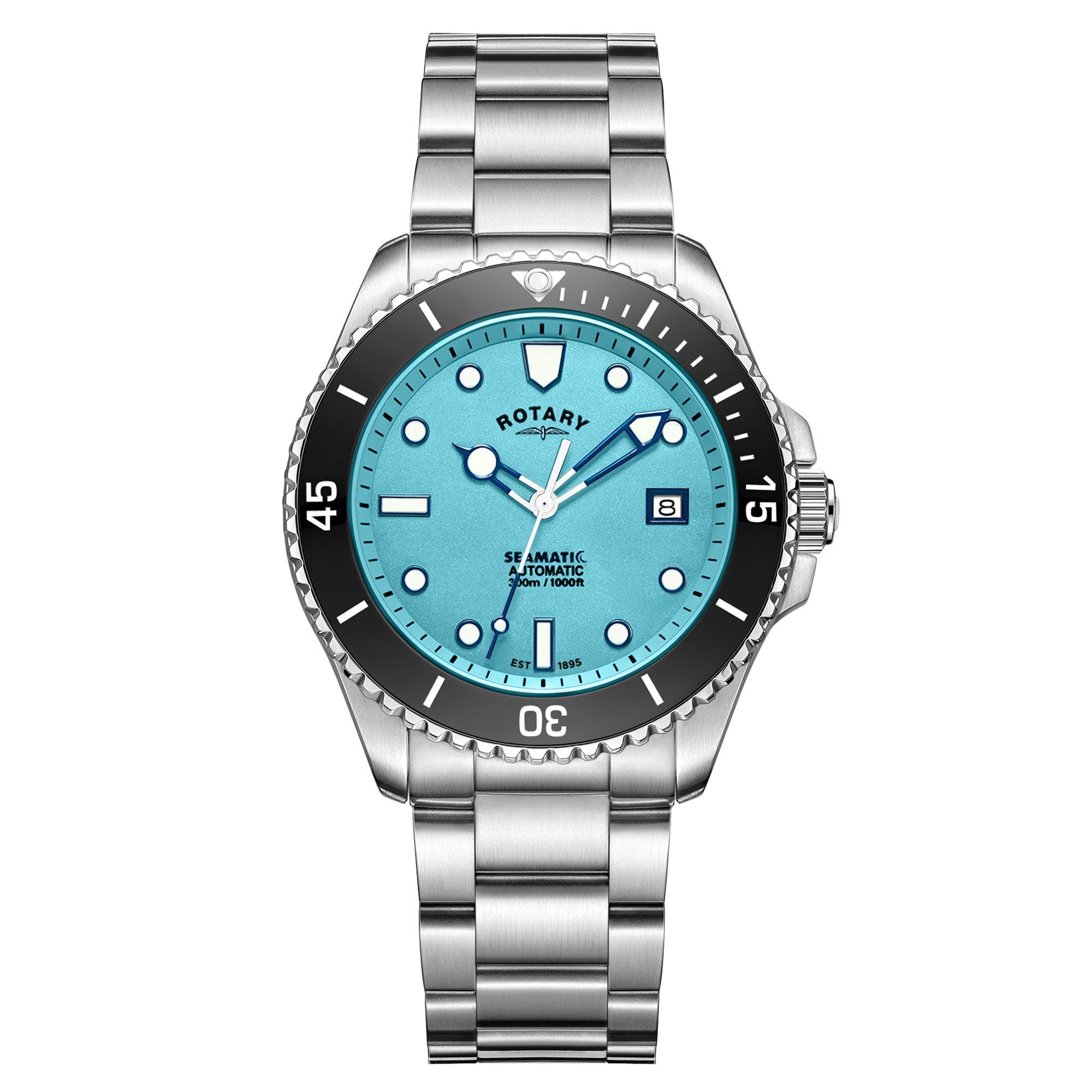 Rotary Seamatic 300 42mm Automatic Watch GB05430/57 | Blue, 42 mm ...
