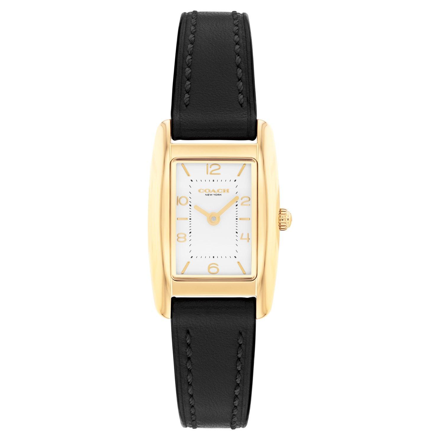 Coach Reese 30mm Yellow Gold Tone Ladies Watch 14504647 | Silver, 30 mm ...