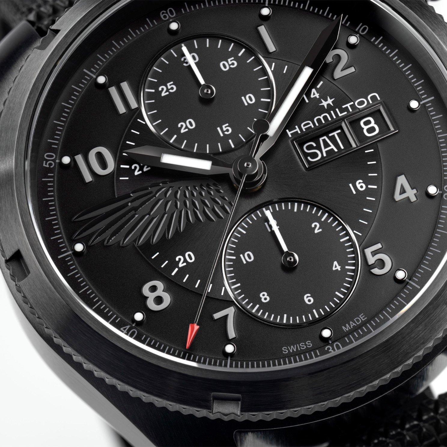 Hamilton Limited Edition Khaki Field Auto Chrono X Resident Evil 42mm ...