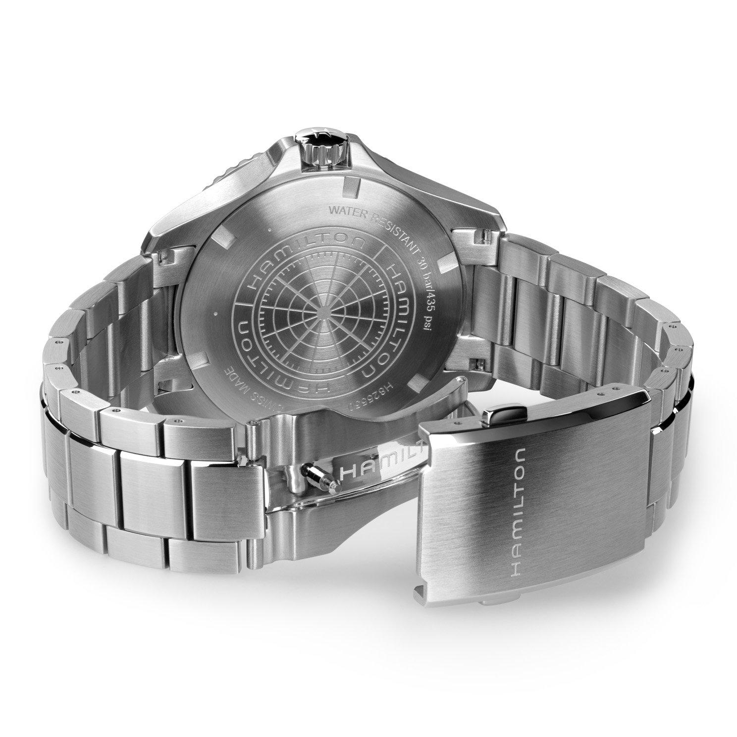 Hamilton Khaki Navy Scuba Auto GMT 43mm Watch H82555130 | Black, 43 mm ...