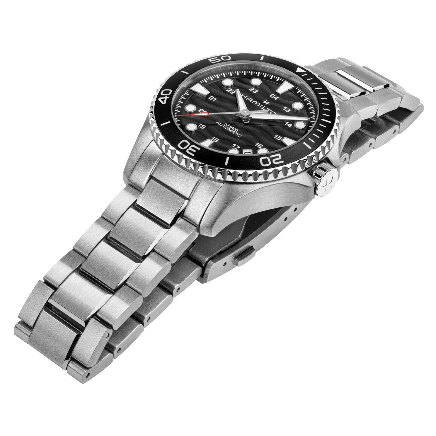 Hamilton Khaki Navy Scuba 40mm Automatic Watch H82415130 | Black, 40 mm ...