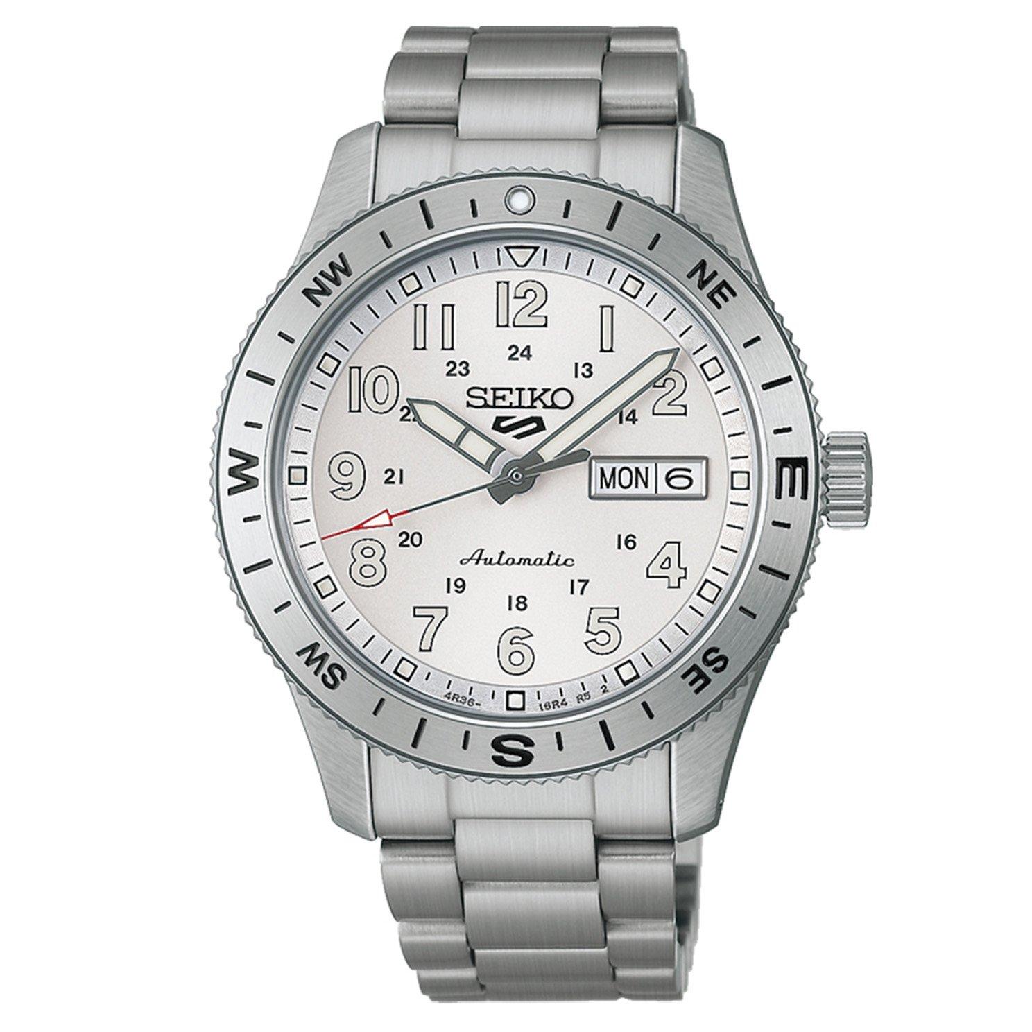 Seiko 5 Sports Field 41mm Automatic Men’s Watch HDB007K1 | White, 41 mm ...