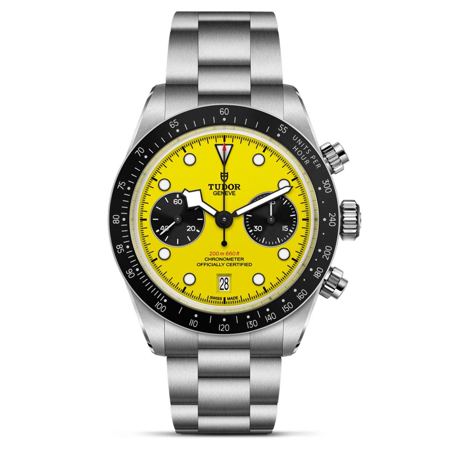 TUDOR Black Bay Chrono “Bumblebee” 39mm Automatic Watch M79310N-0001 ...