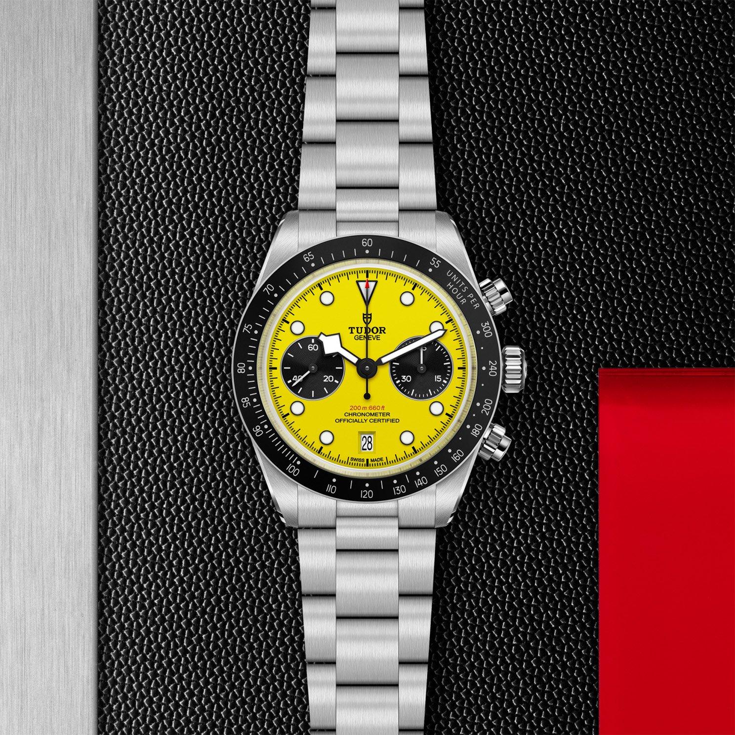TUDOR Black Bay Chrono “Bumblebee” 39mm Automatic Watch M79310N-0001 ...