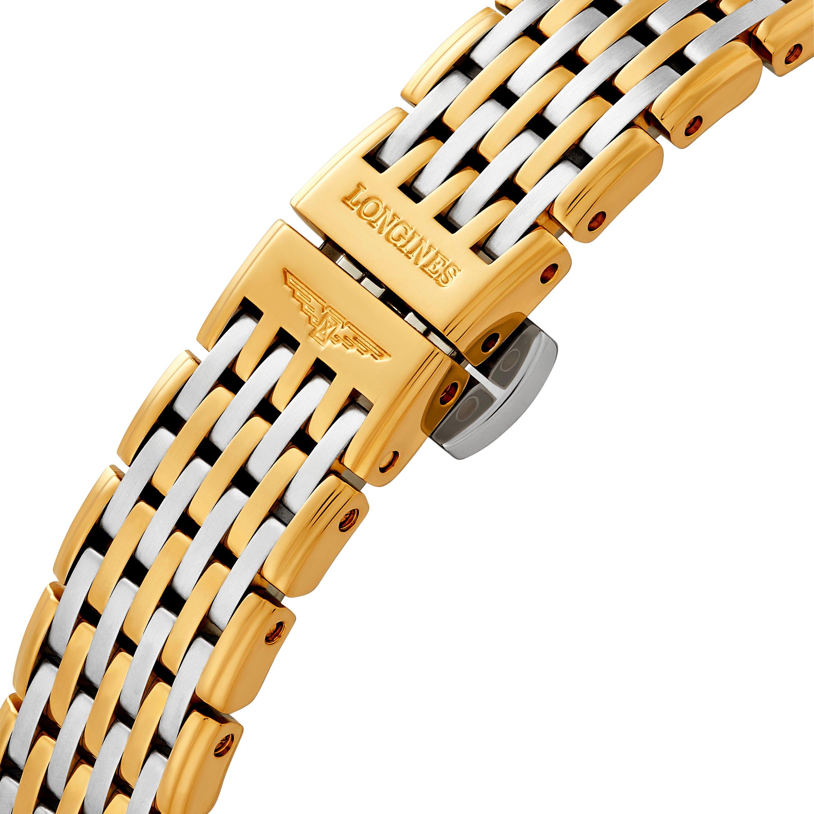 Longines La Grande Classique Gold Plated and Stainless Steel Ladies ...