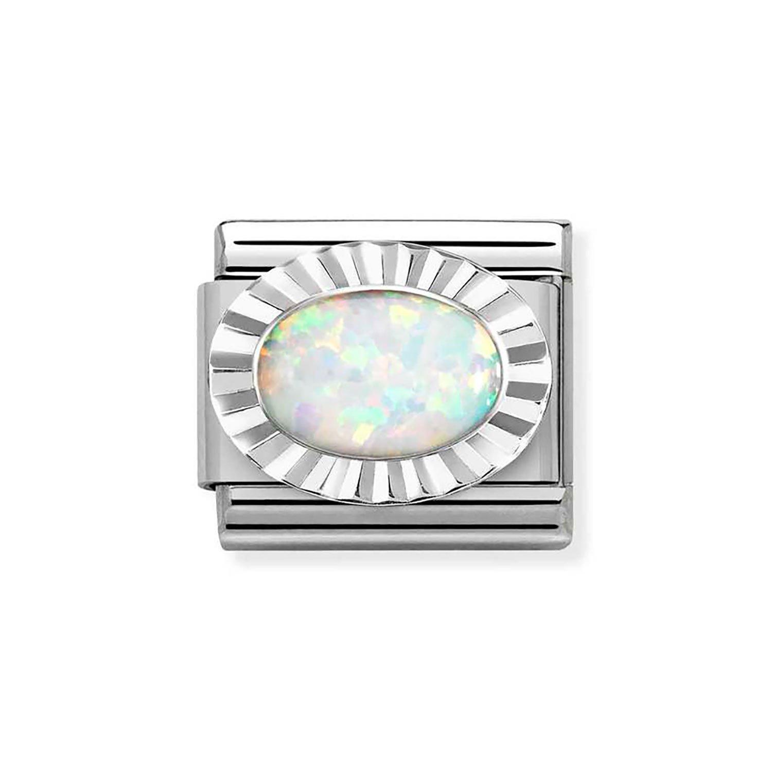 Nomination Composable Stainless Steel Opal Charm | 0154825 | Beaverbrooks