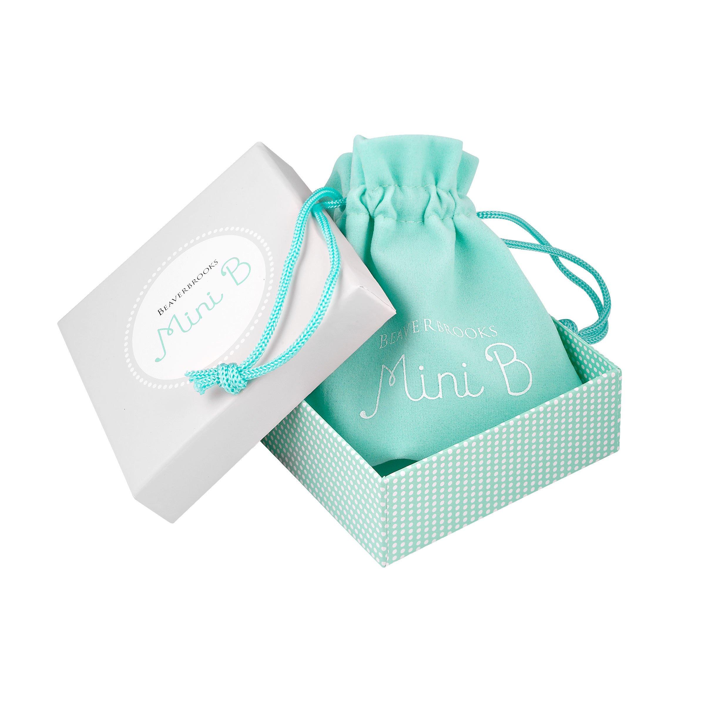 Mini B Silver Diamond Heart and Key Pendant | 0102087 | Beaverbrooks ...